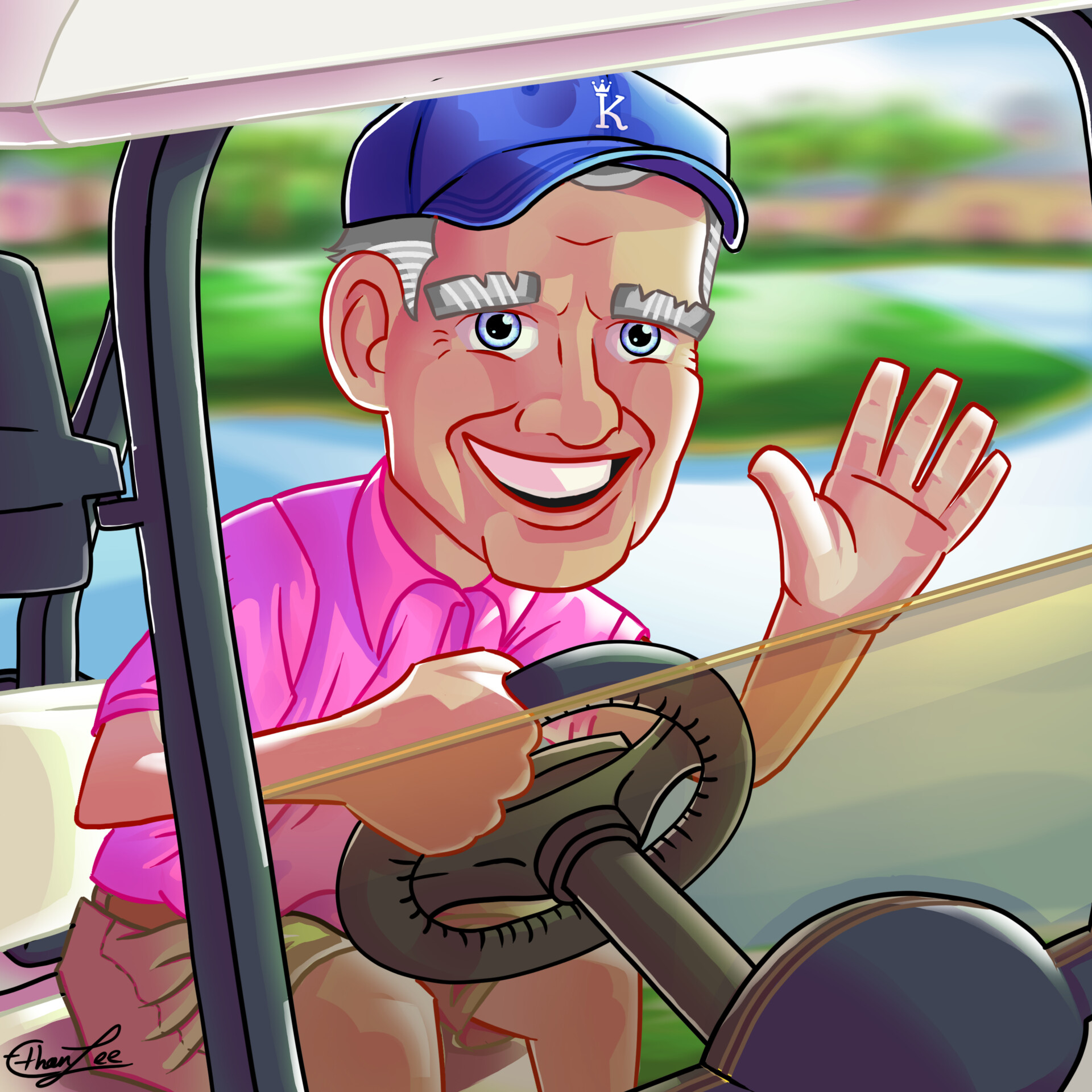 ArtStation - Grandad Cartoon