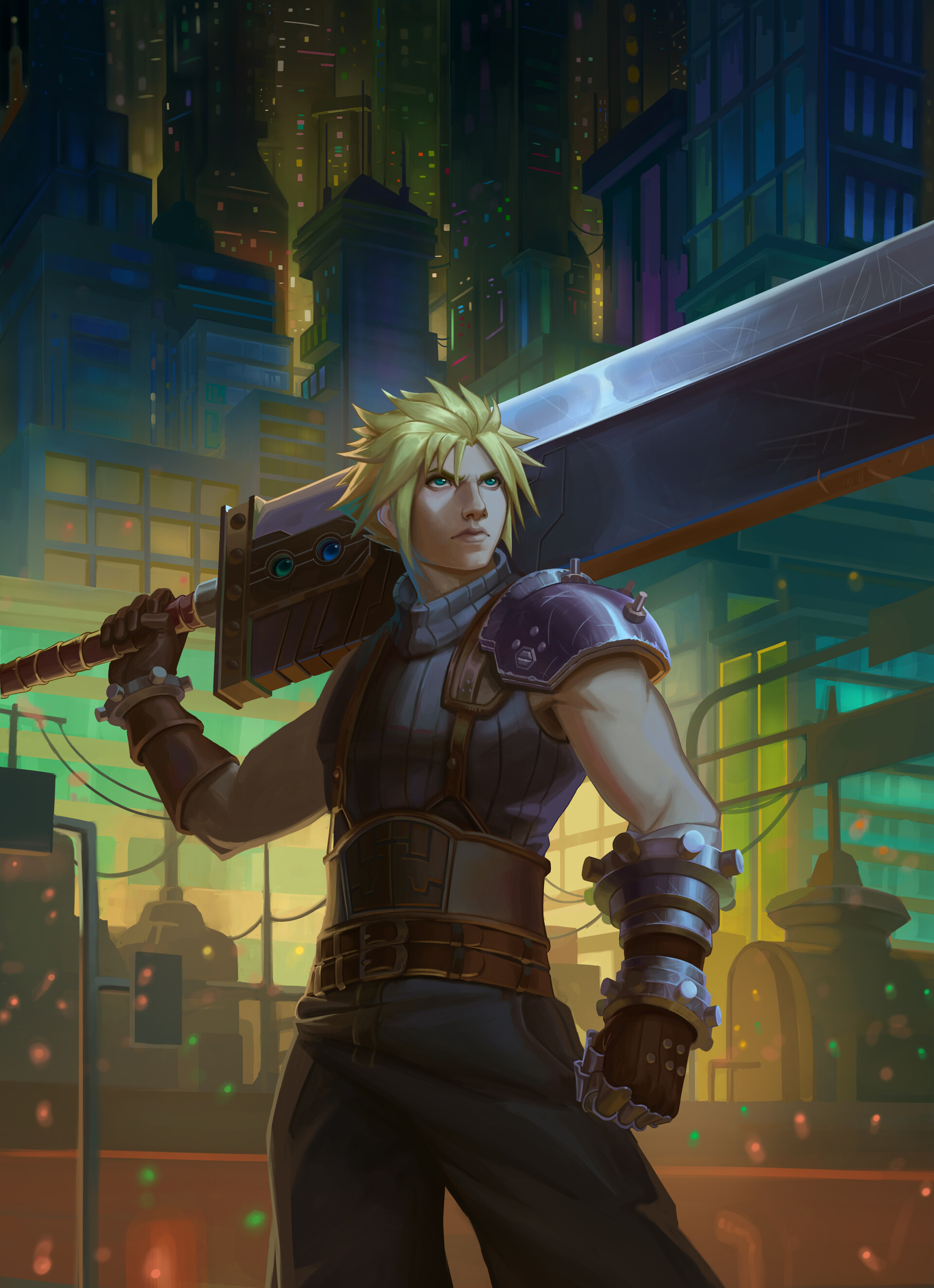 ArtStation - Cloud Strife Tribute