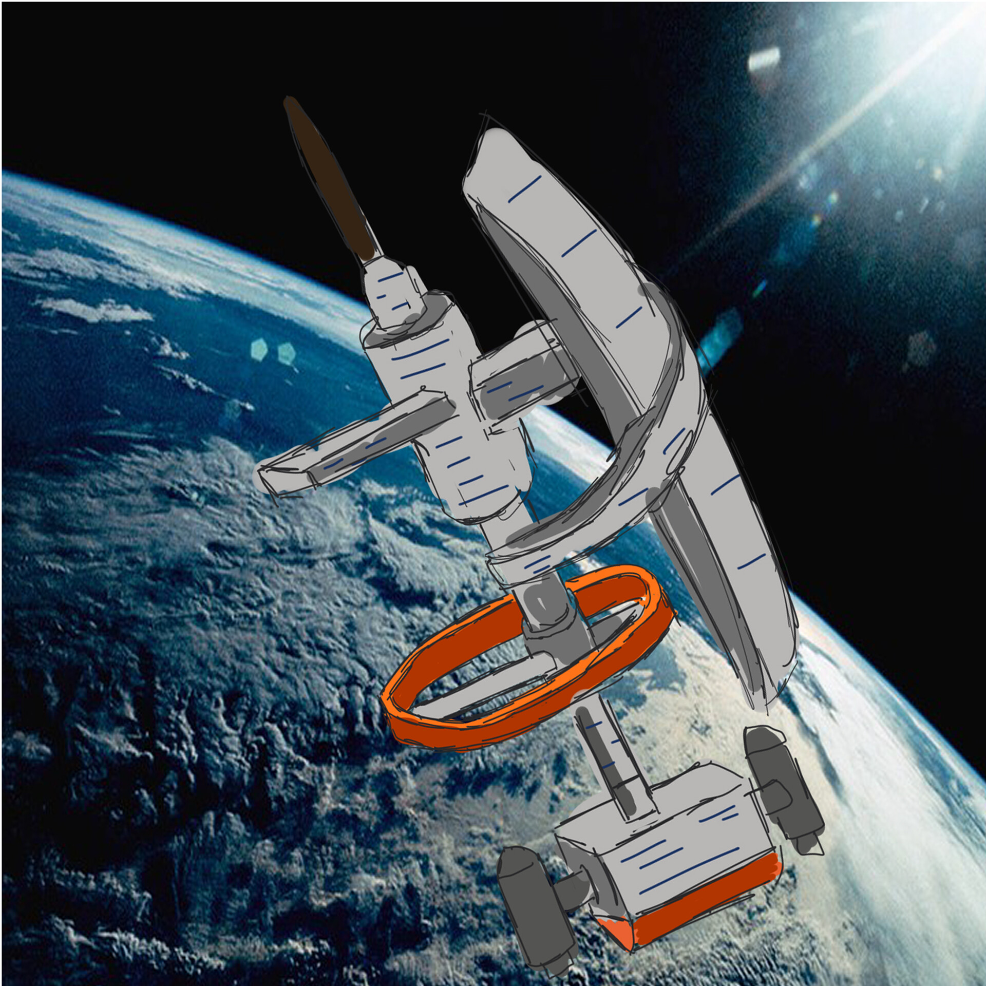 ArtStation - Doing concert art for my game EARTH DEFENDERS designed for ...