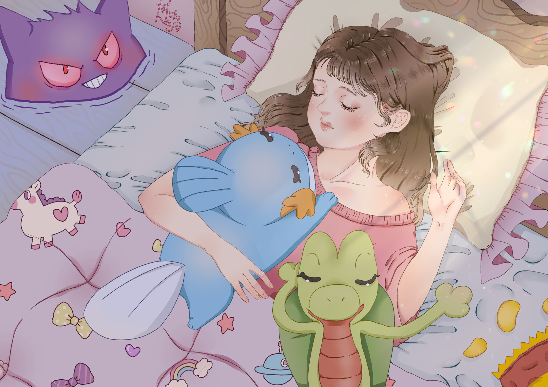 ArtStation - Pokemon Nap Time