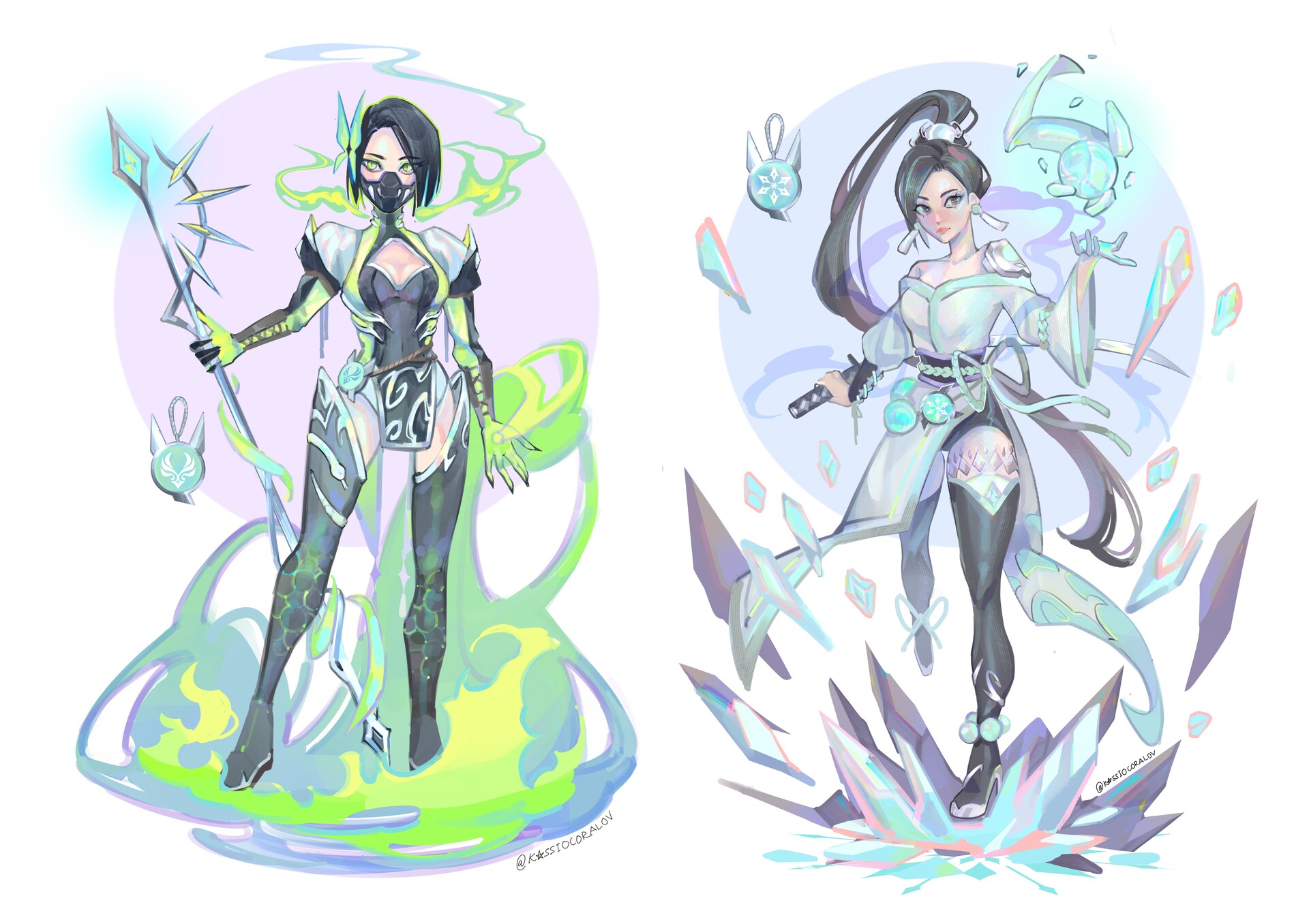 Artstation Valorant X Genshin Impact Erofound