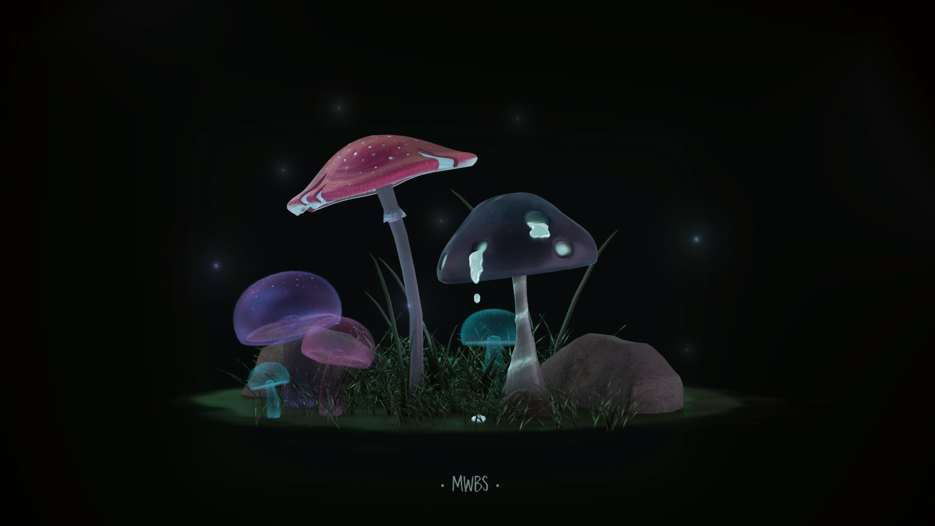 ArtStation - Radioactive Mushrooms