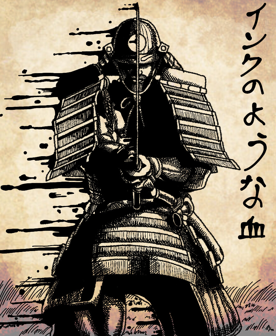 ArtStation - Warrior of Ink | Personal Study