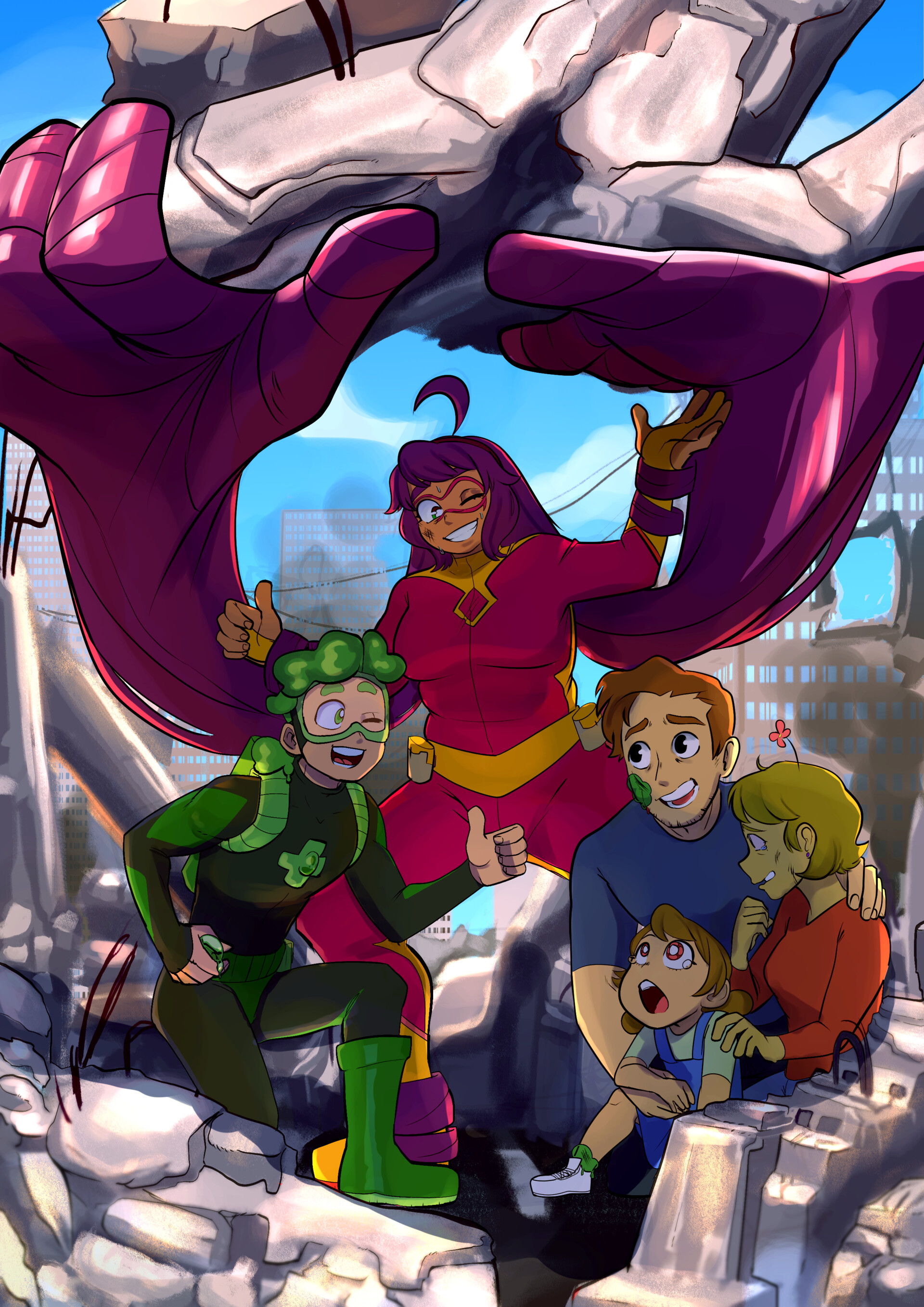 ArtStation - Hero's in Action