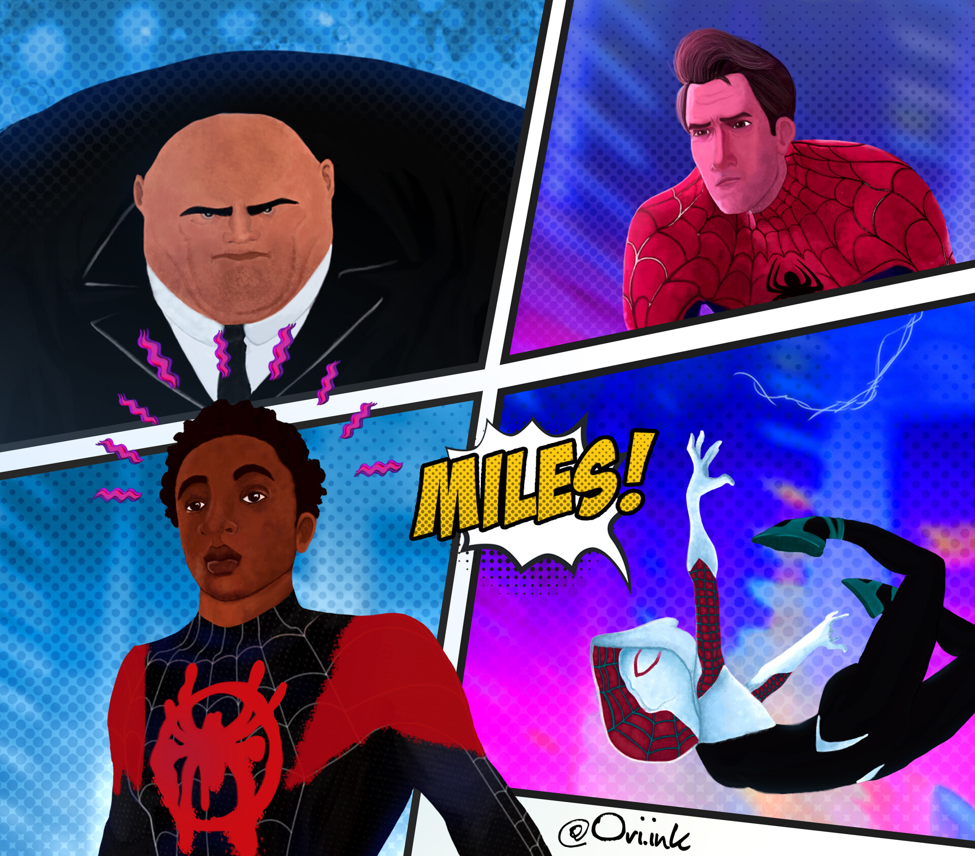 ArtStation - In To The Spiderverse - Study Artwork
