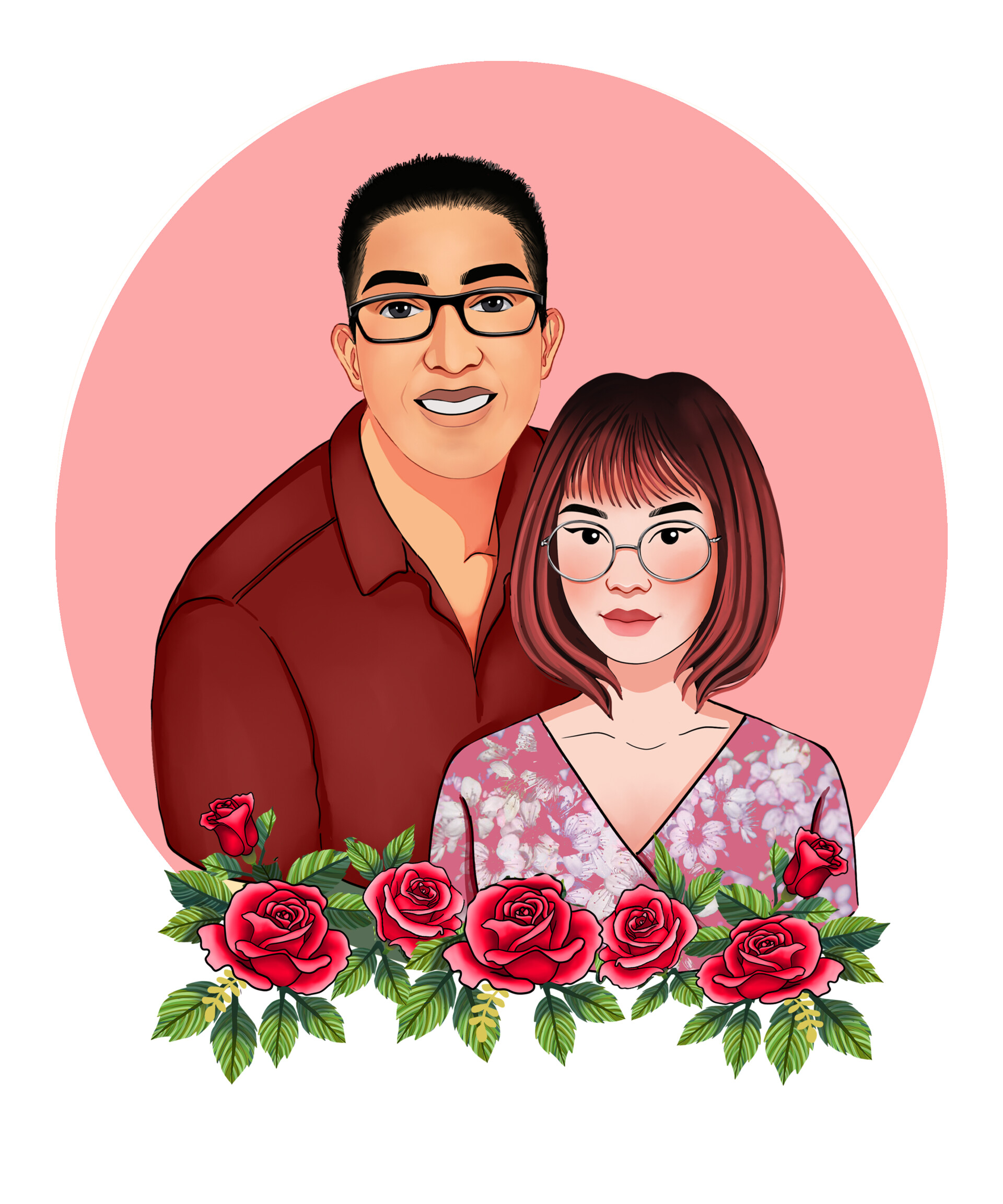 ArtStation - couple illustration