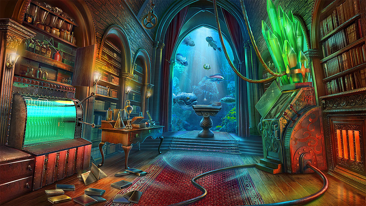 ArtStation - HIdden object backgrounds