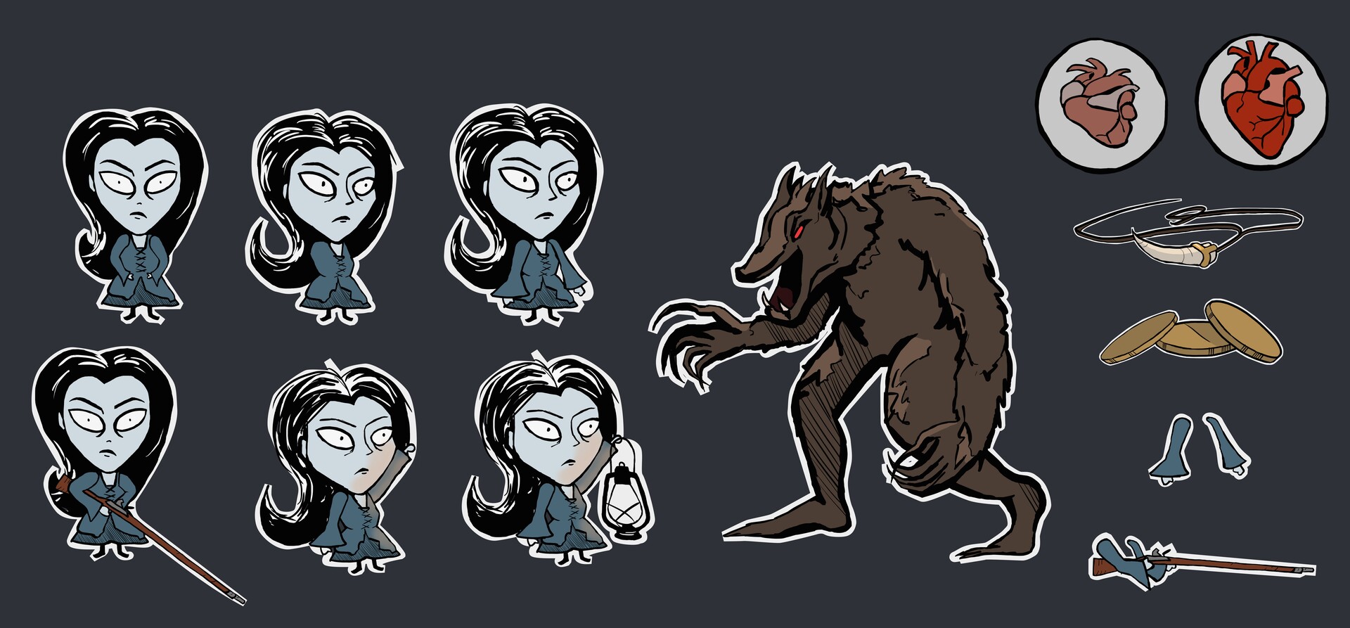 ArtStation - Werewolves 2 - Scream Jam 2021