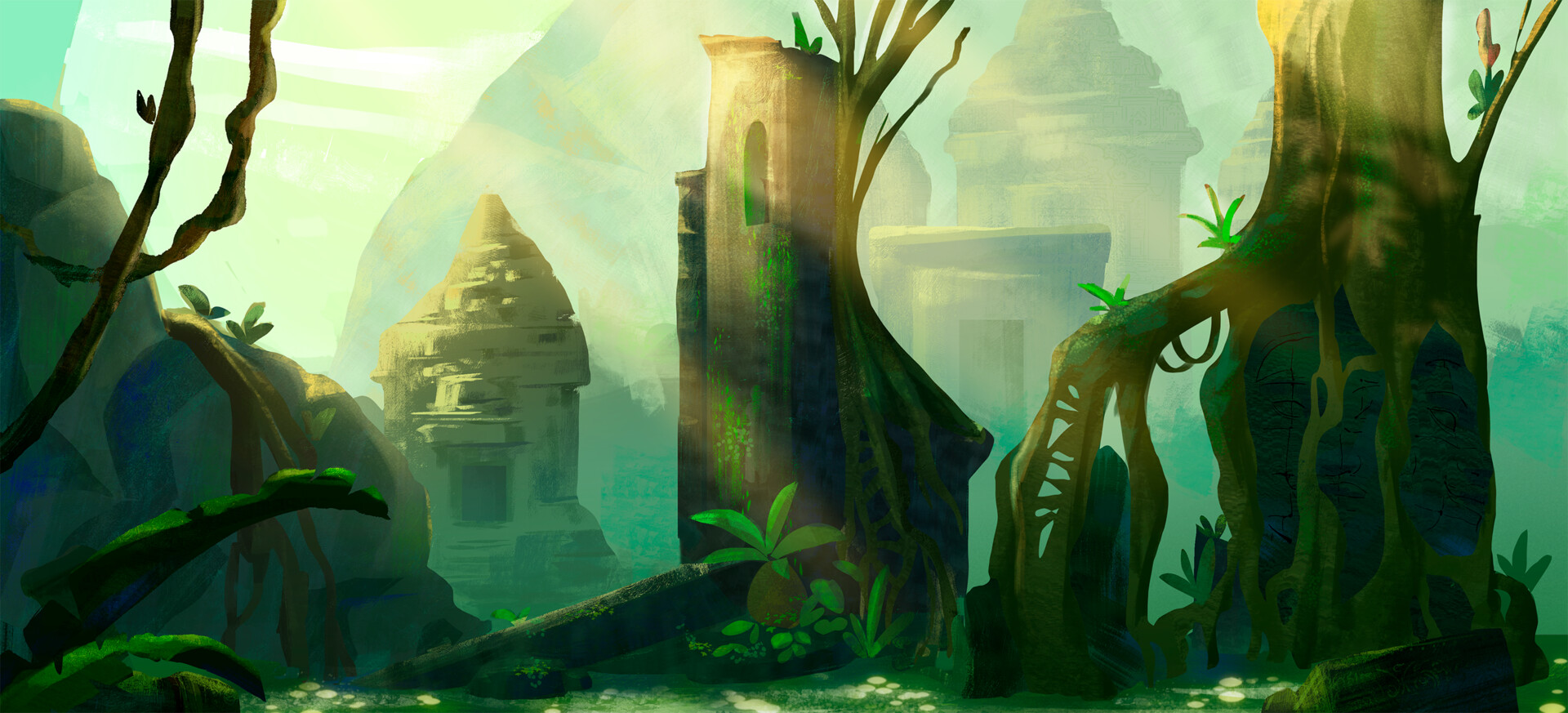 ArtStation - JUNGLE BACKGROUND