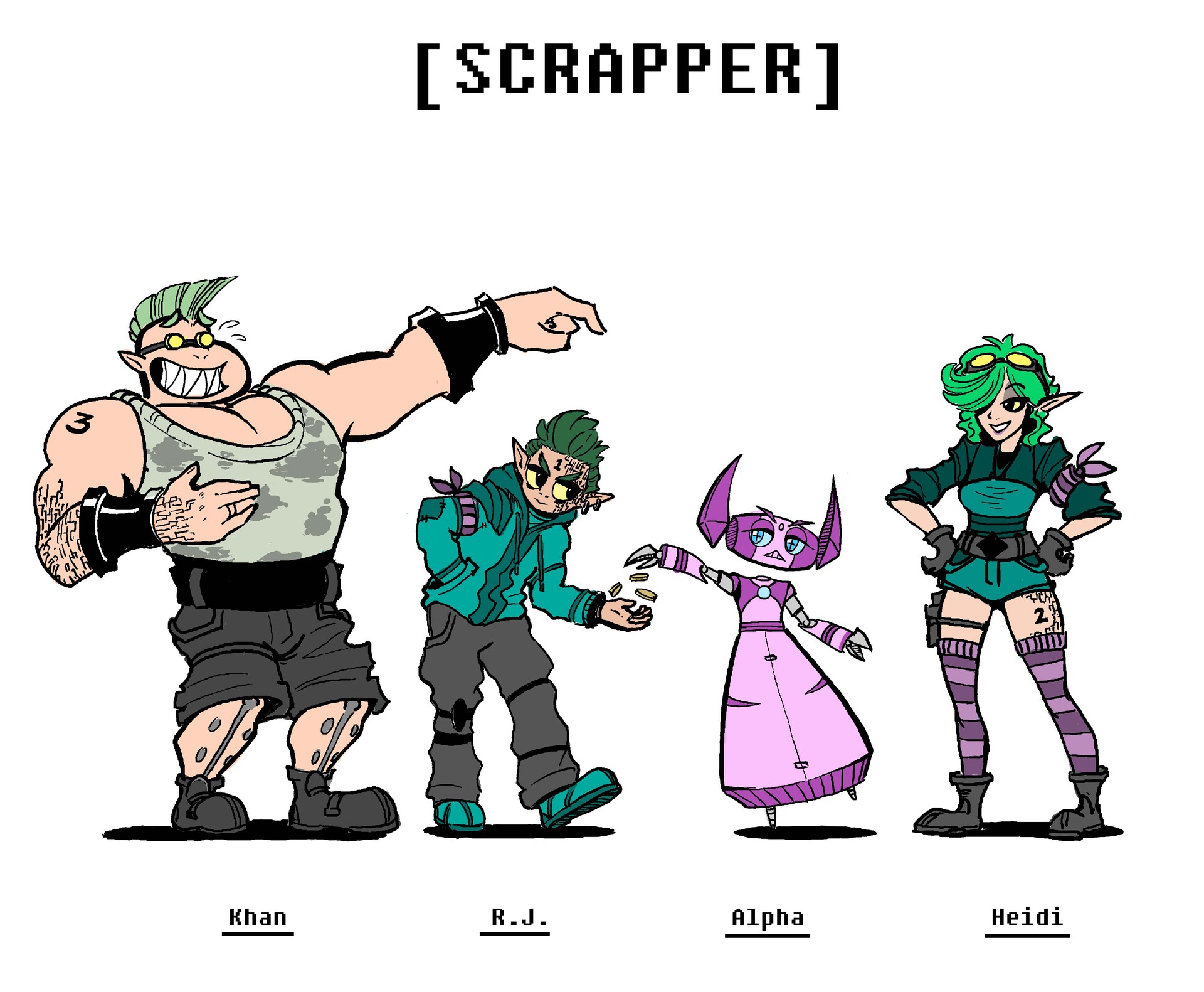 ArtStation - "Scrapper" Early Concept Art