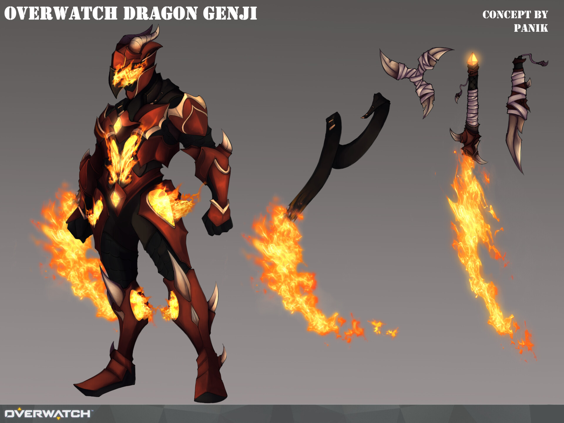 pANIK - [OVERWATCH CONCEPT] DRAGON GENJI