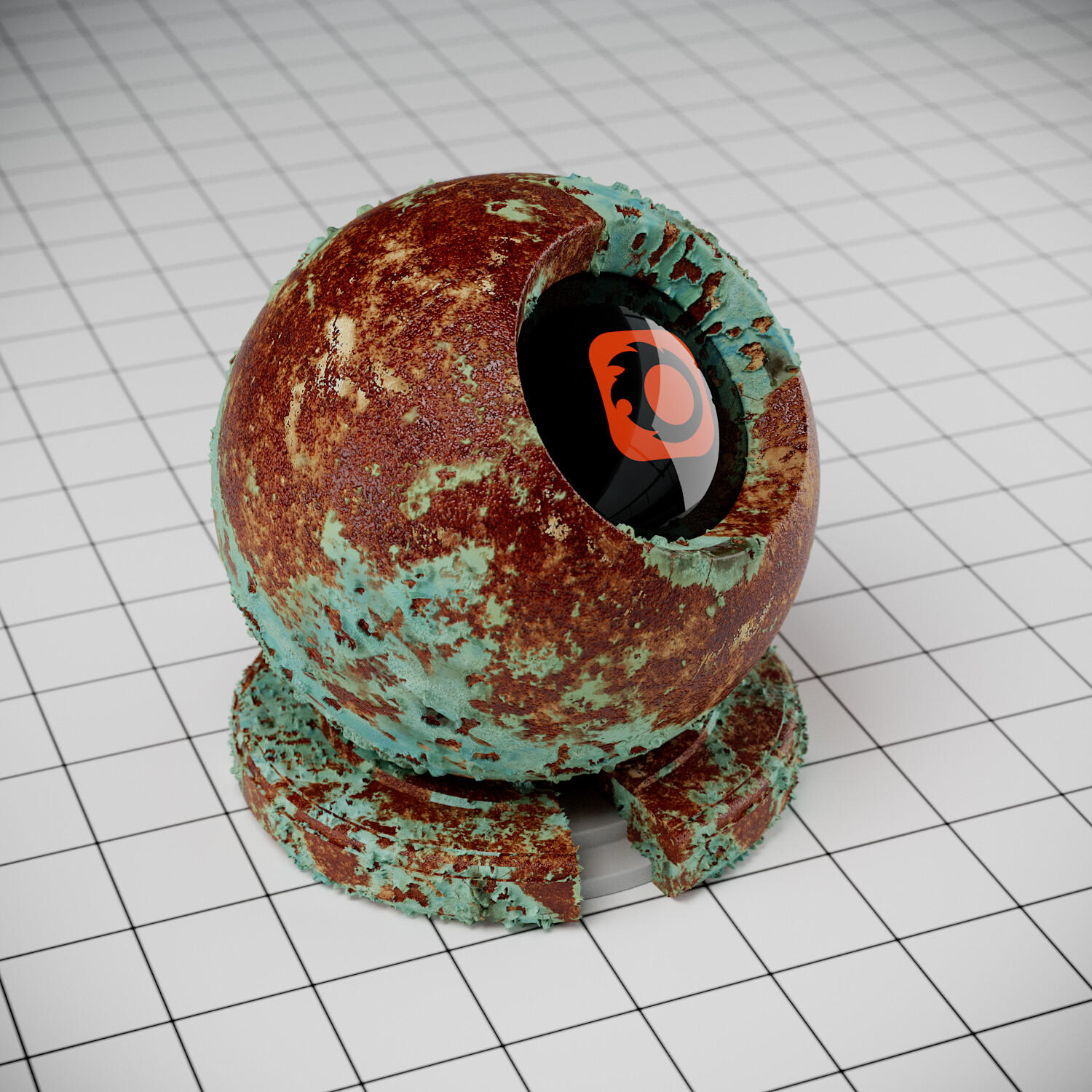 ArtStation - Peeling paint Rust - Substance