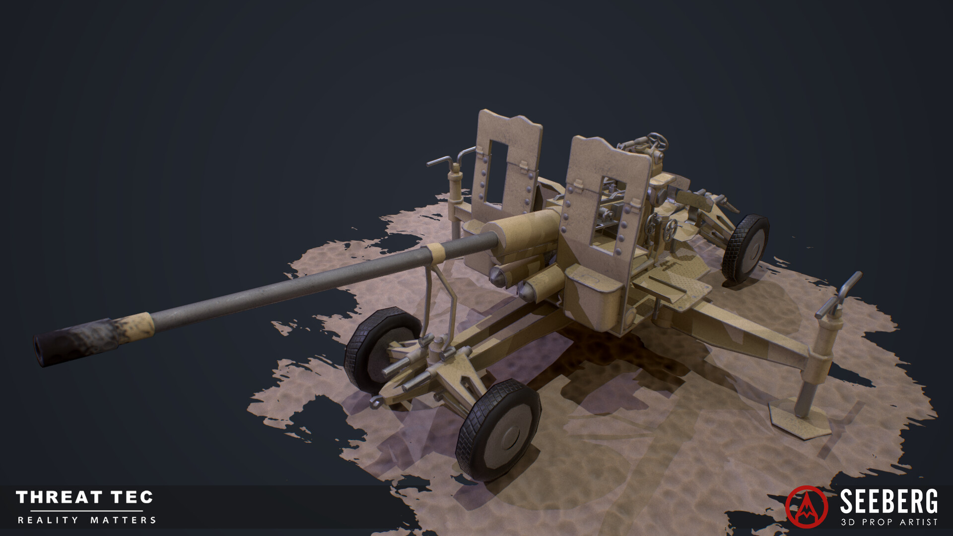 Austen Seeberg | Technical Artist - AZP S-60 Autocannon