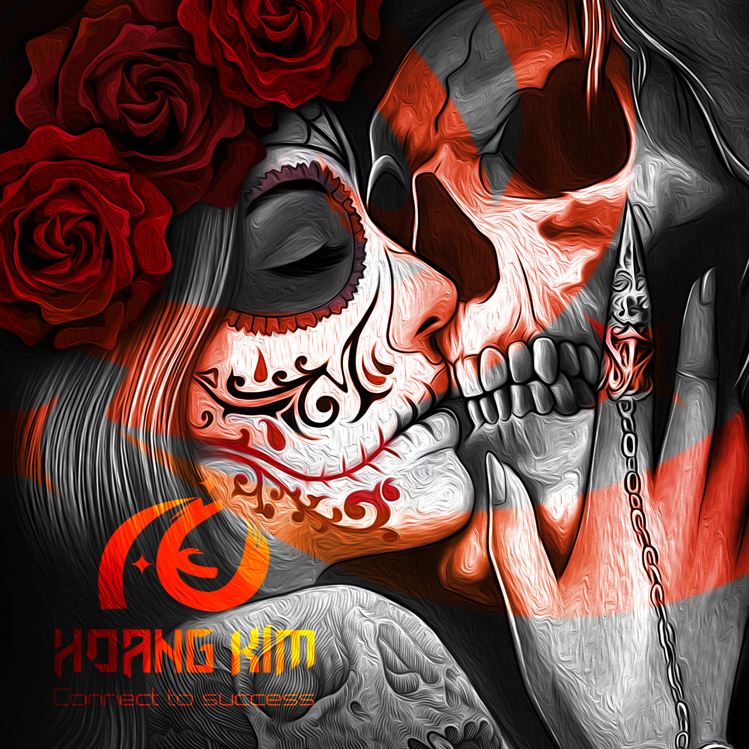 ArtStation - Romantic Skull