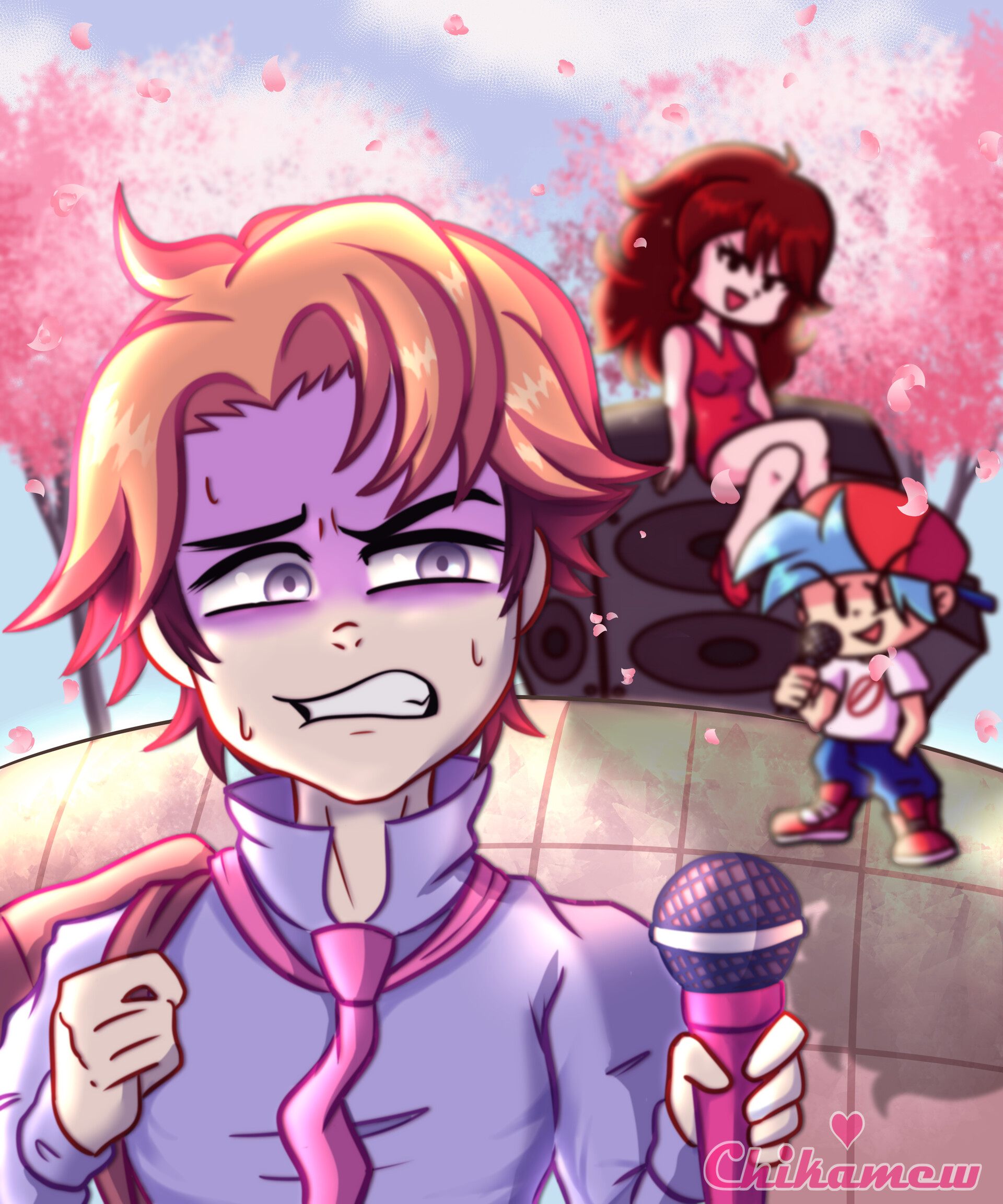 Artstation Senpai From Fnf