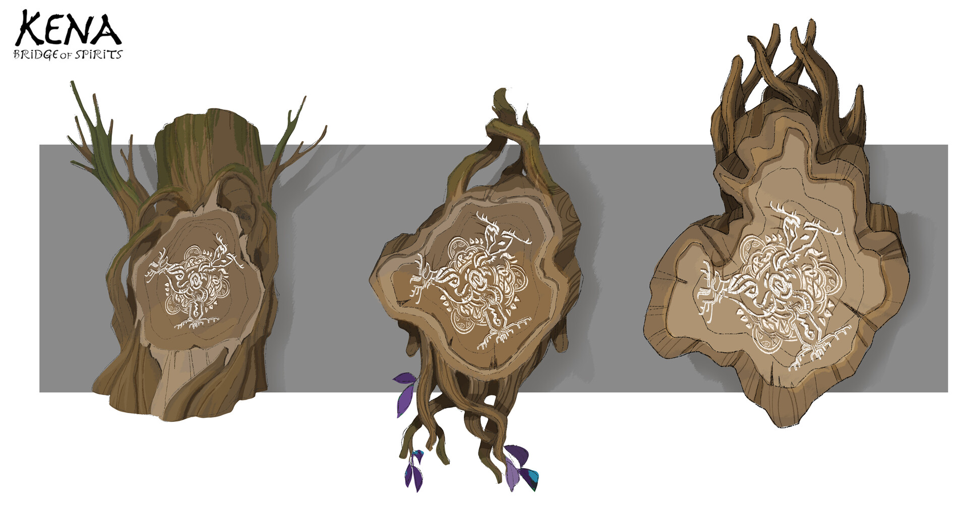 Kun Vic - Kena : Bridge of Spirits - Rot Concept Art and Character design