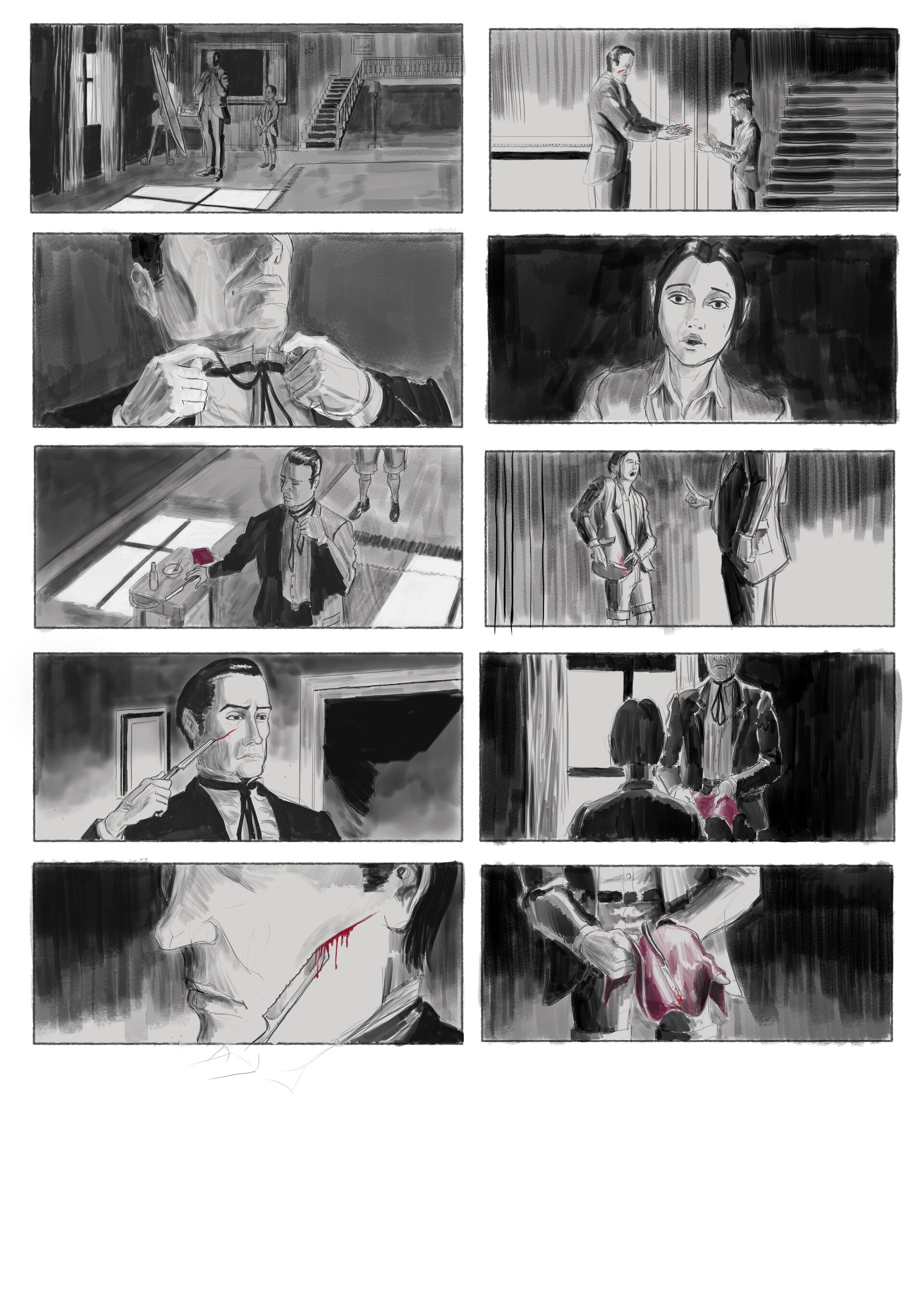 ArtStation - Storyboard for Movie