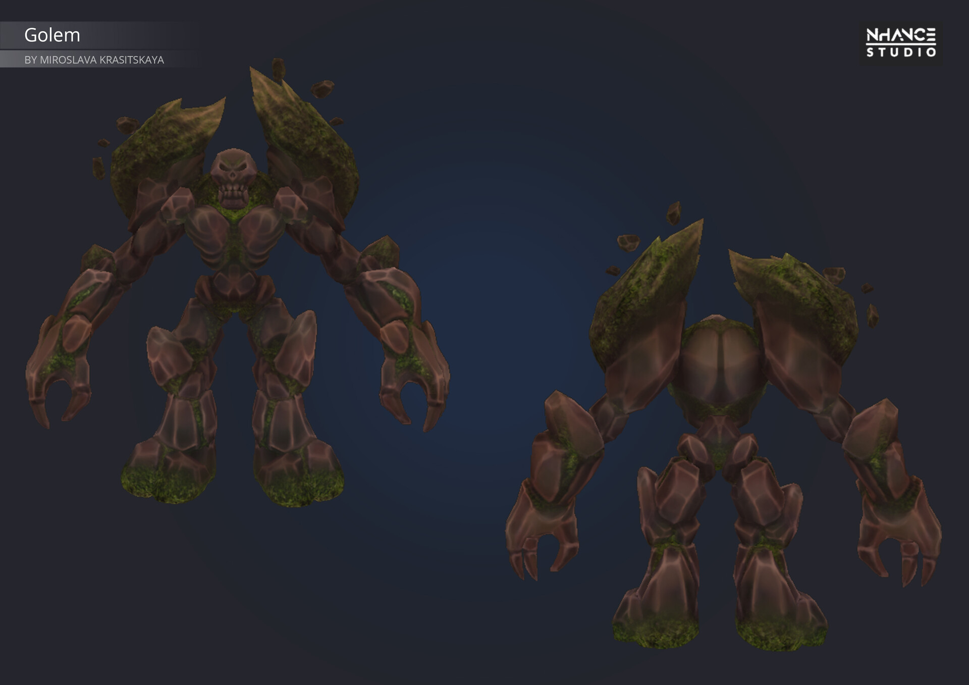 ArtStation - Golem - showing my texture