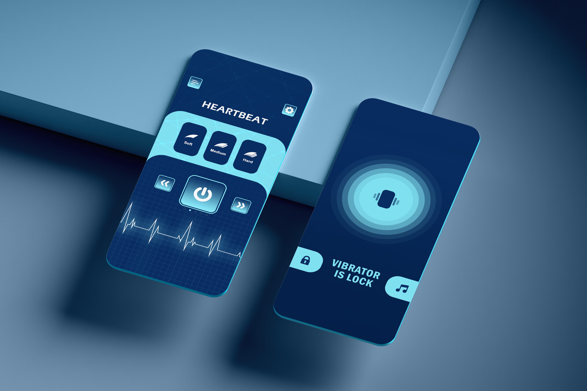 ArtStation - Vibrator App UI Design
