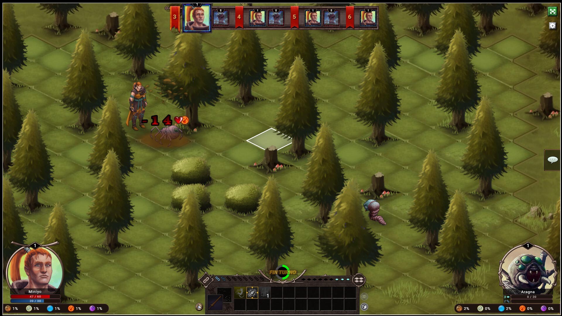 Diego Román - Buildings, maps, UI and animations of White Spell game