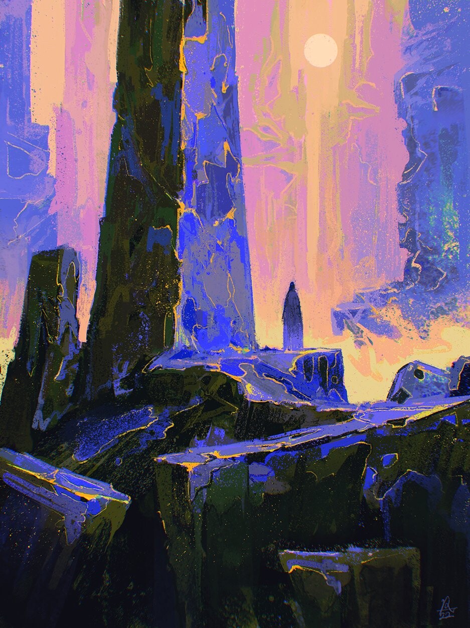 ArtStation - Blue Ruins