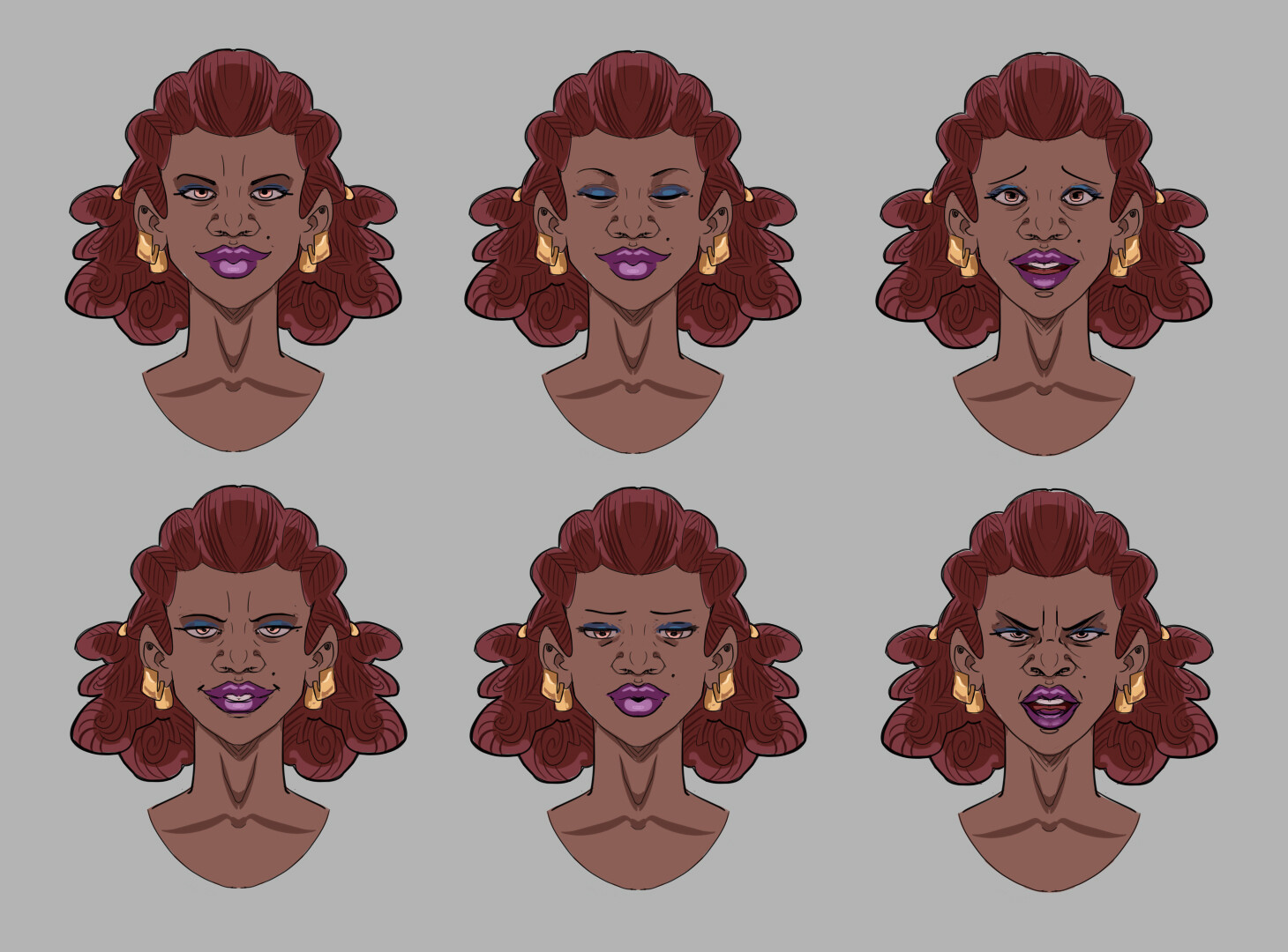 ArtStation - Expression sheet