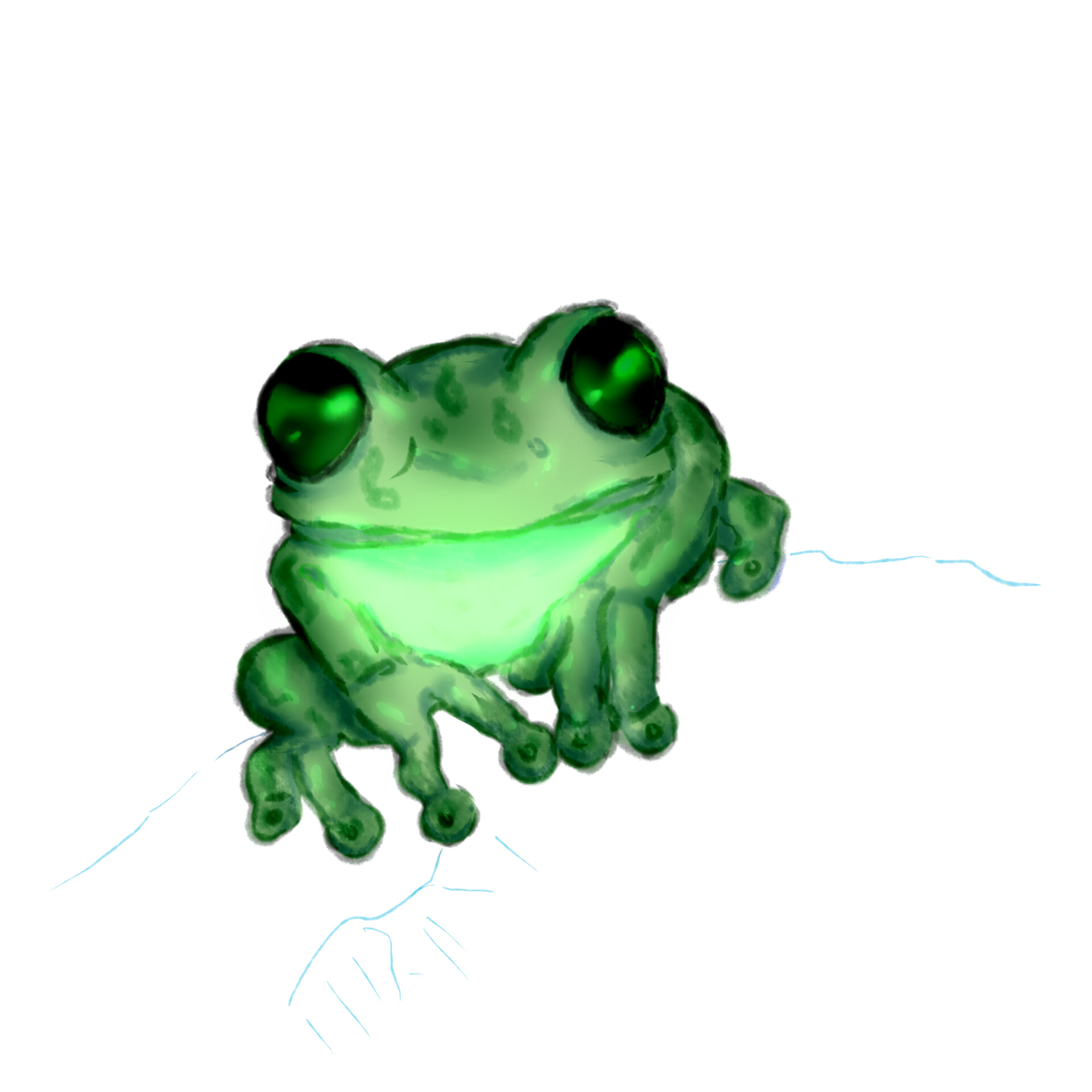 ArtStation - Glowing Frog