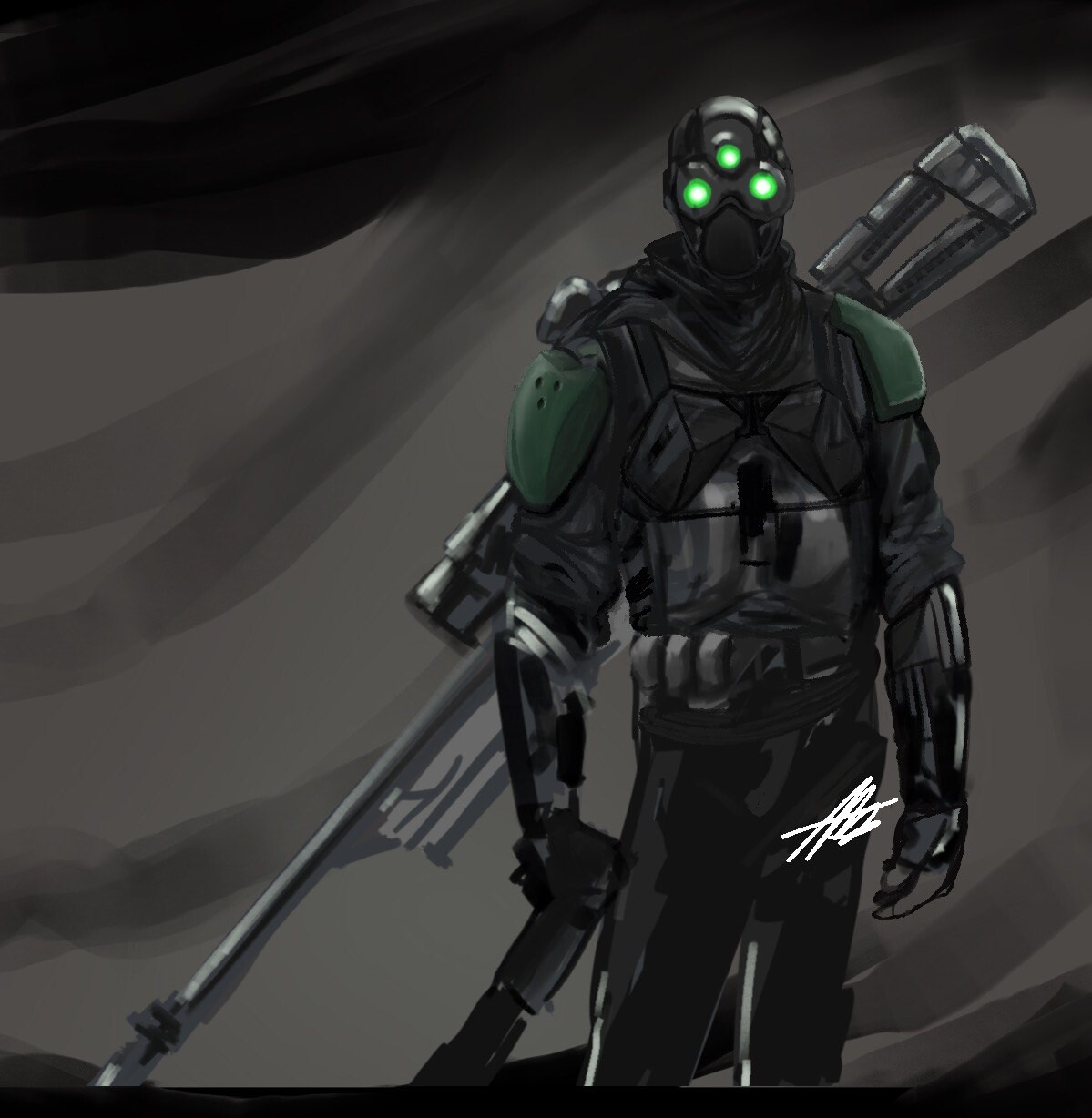 ArtStation - Splinter Cell Inspired Character Sketch