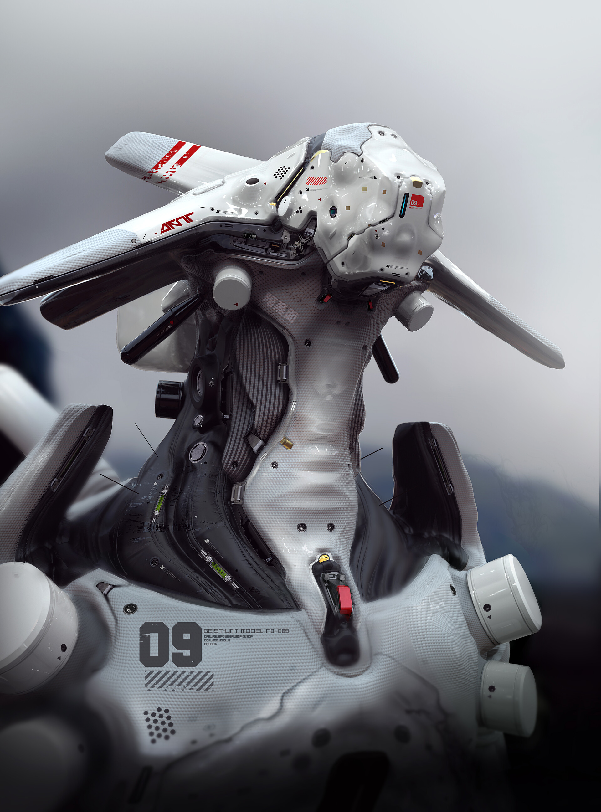 ArtStation - 4NTL3R // SCOUT MECHA