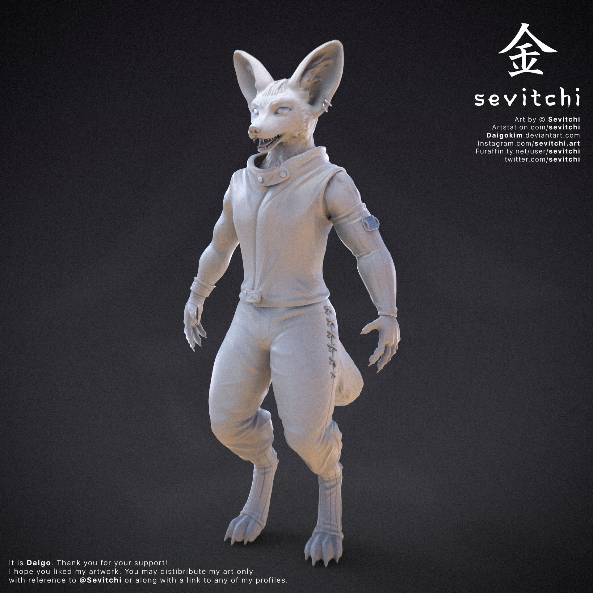 Fennec Fox Anthro