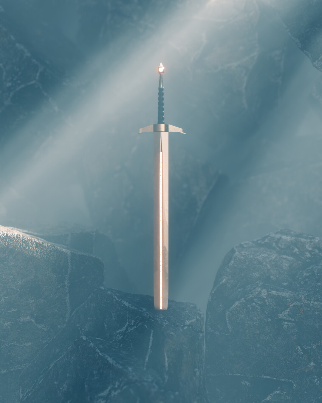 ArtStation - Sword In The Cave