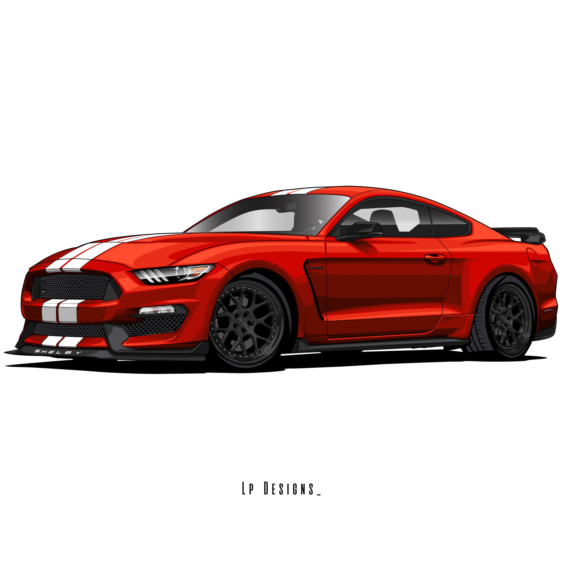 ArtStation - Ford Mustang Shelby Gt350