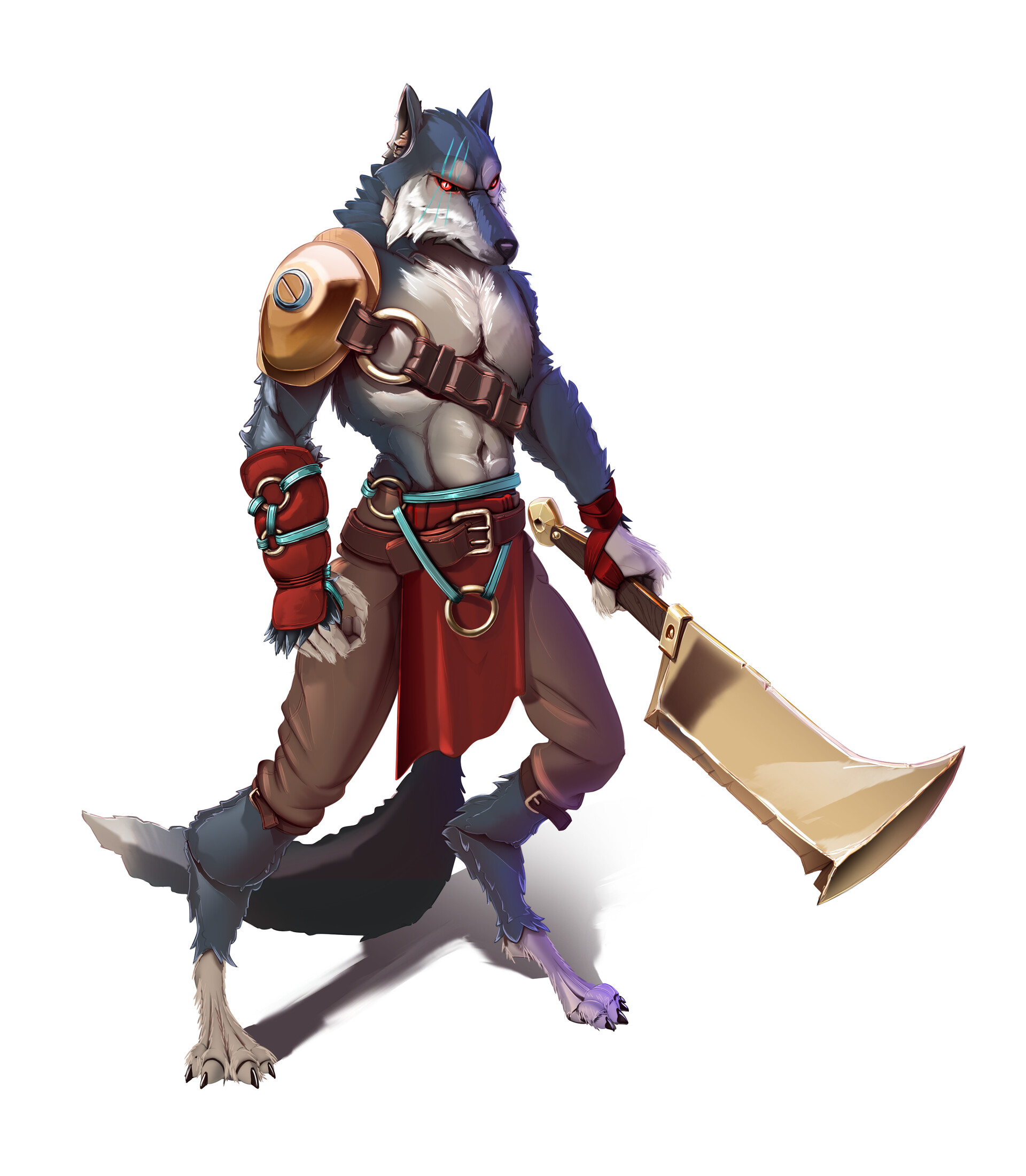 ArtStation - Wolf Warrior