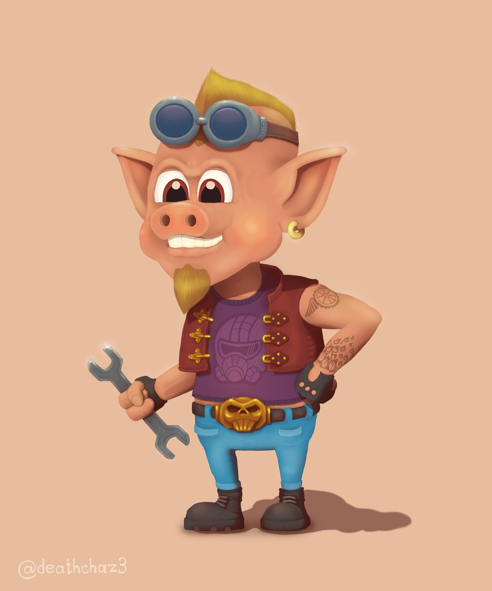 ArtStation - Piggy Biker