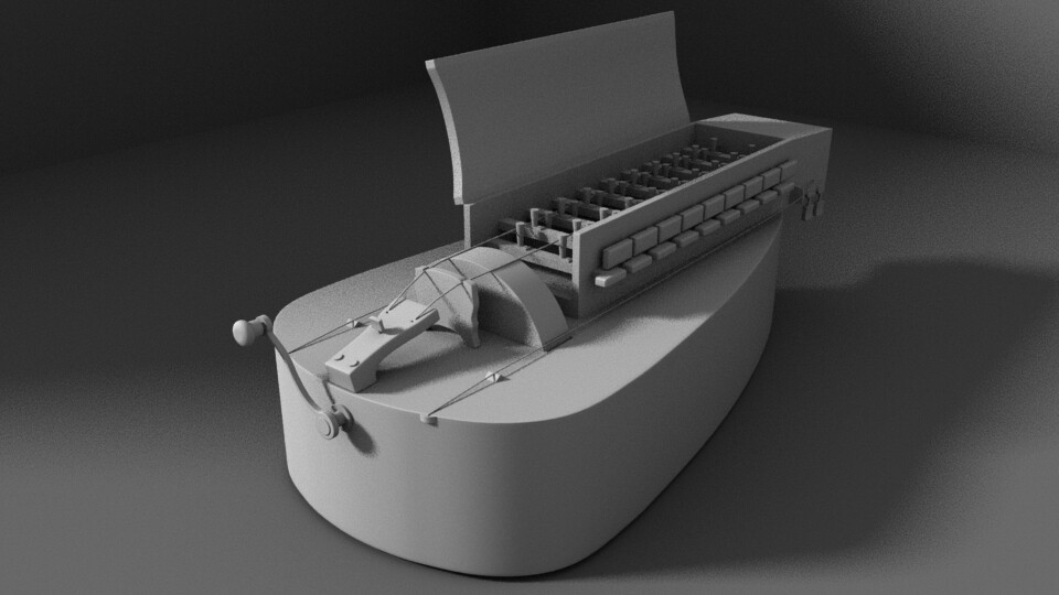 Ian Dunlap - 3D Modeling Project - Hurdy Gurdy