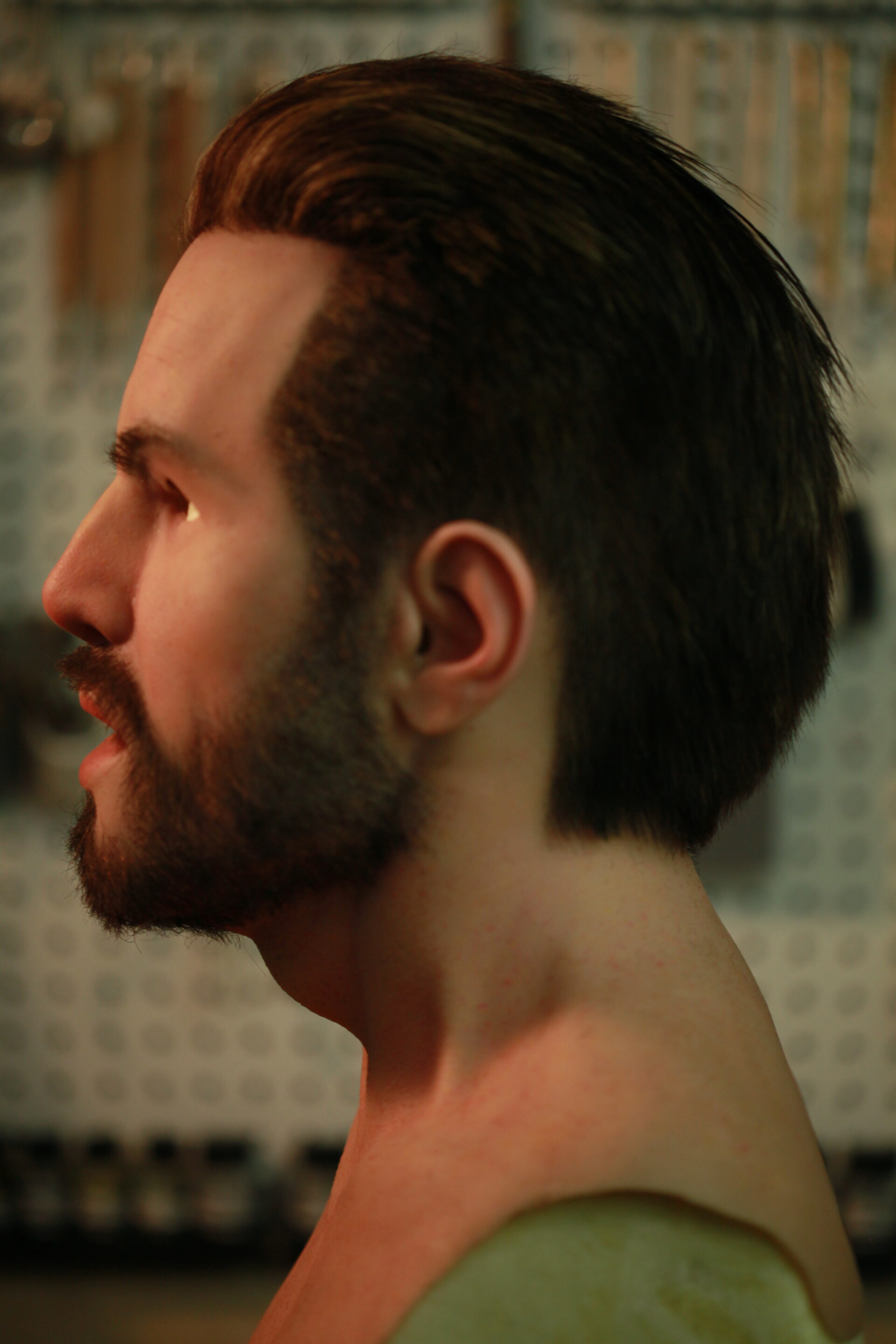 Bryan Silva - Chiseled Silicone Mask with Hand Punched Hair