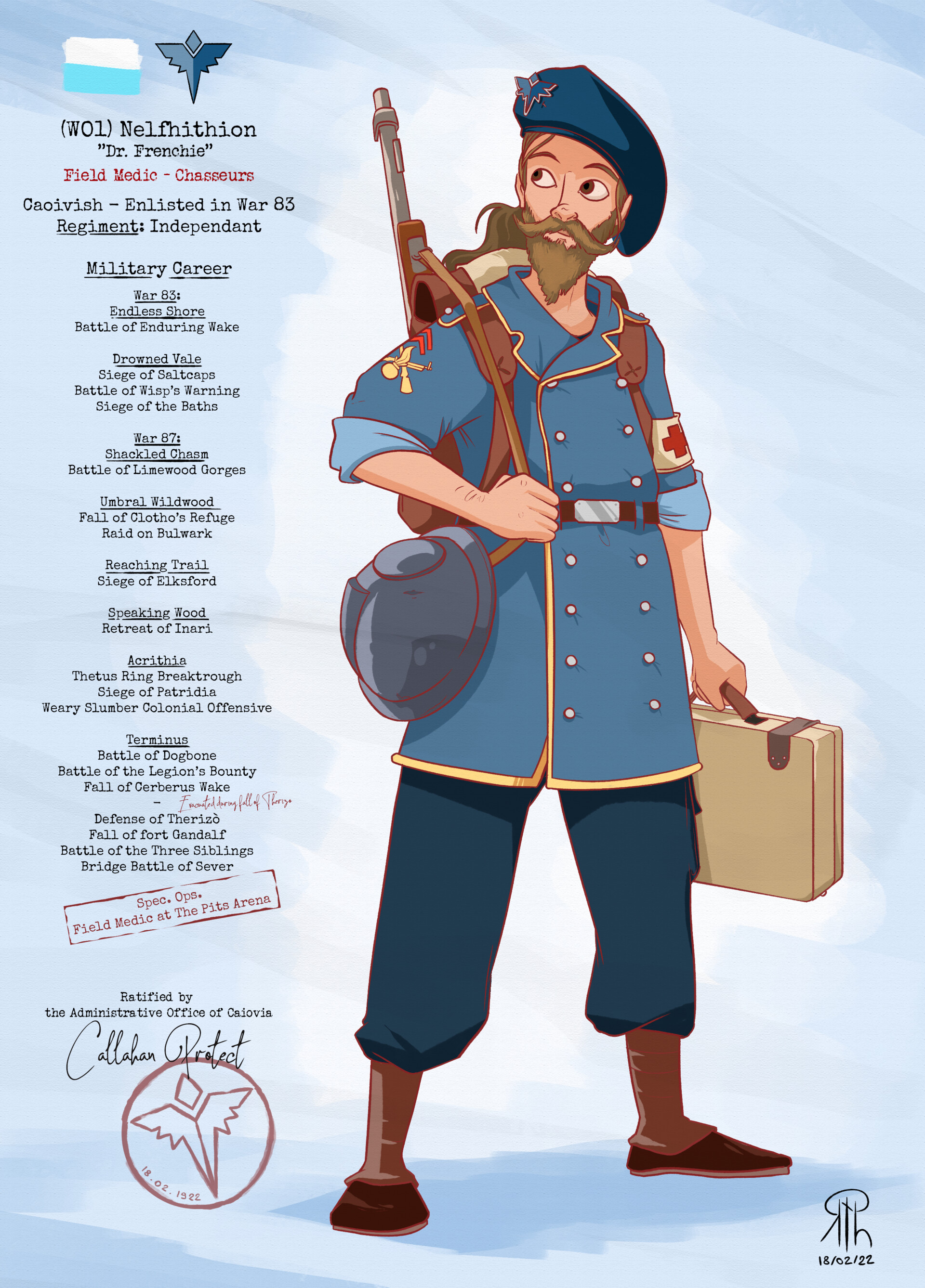 ArtStation - Foxhole - Warden Field Medic