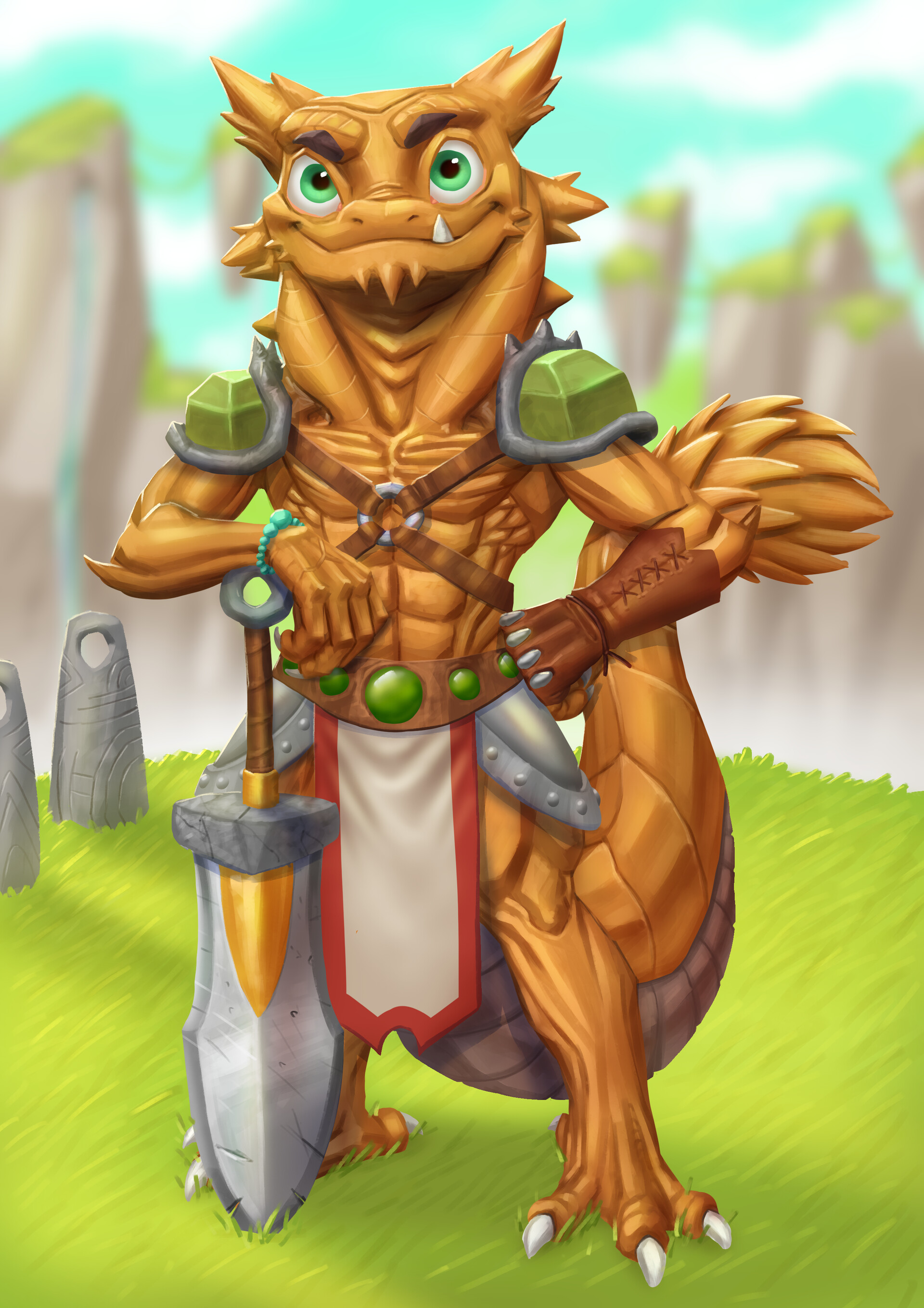 ArtStation - Lizard Friend