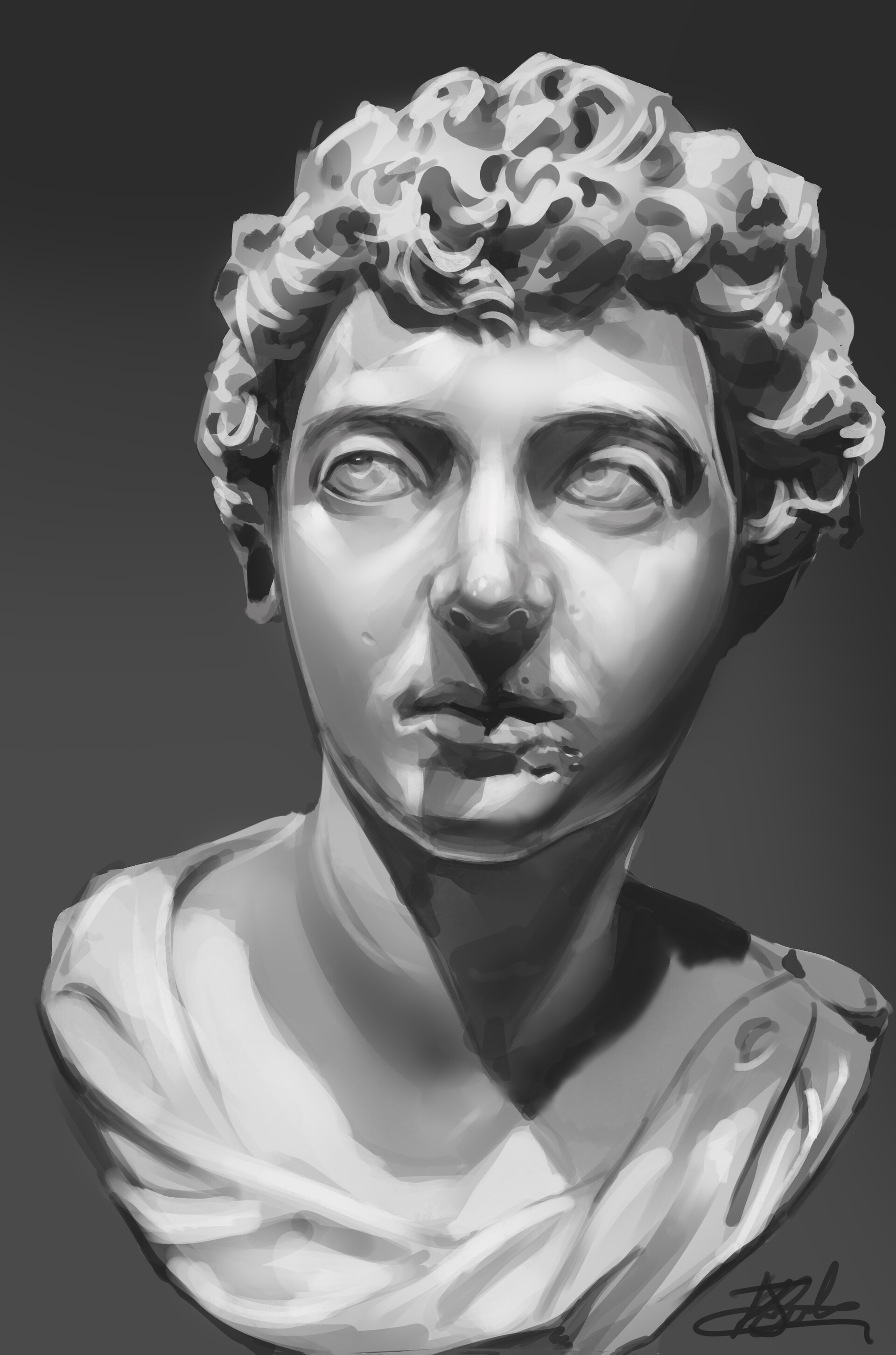 ArtStation - Plaster Bust Study 1