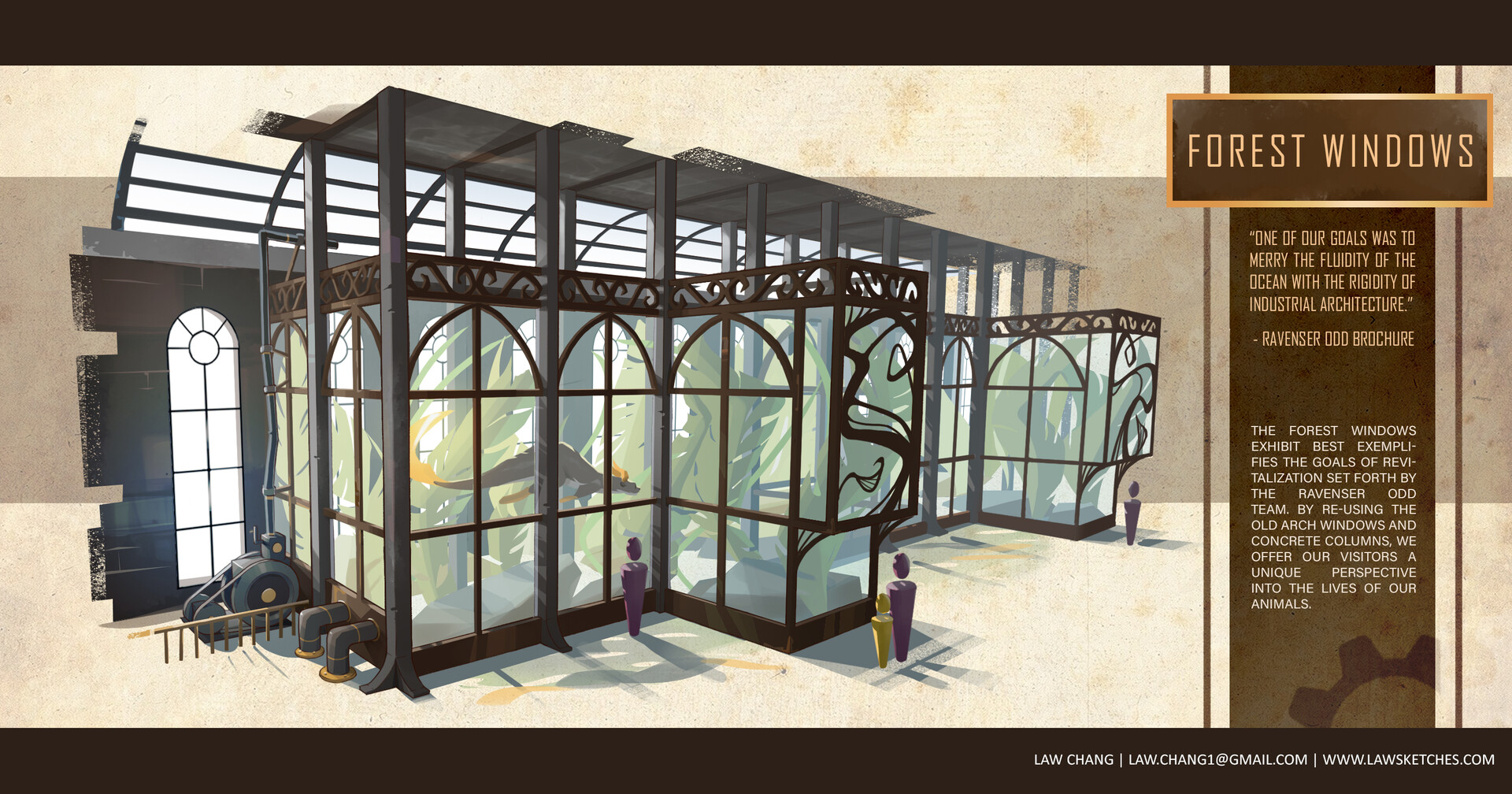ArtStation - Ravenser Odd - Forest Windows Prop Sheet