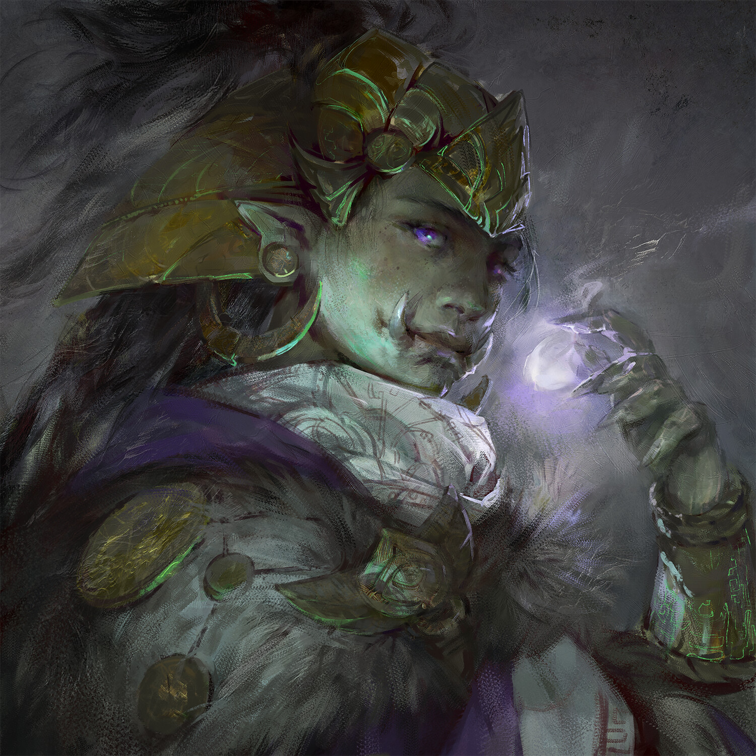 ArtStation - Half-Ork Mage