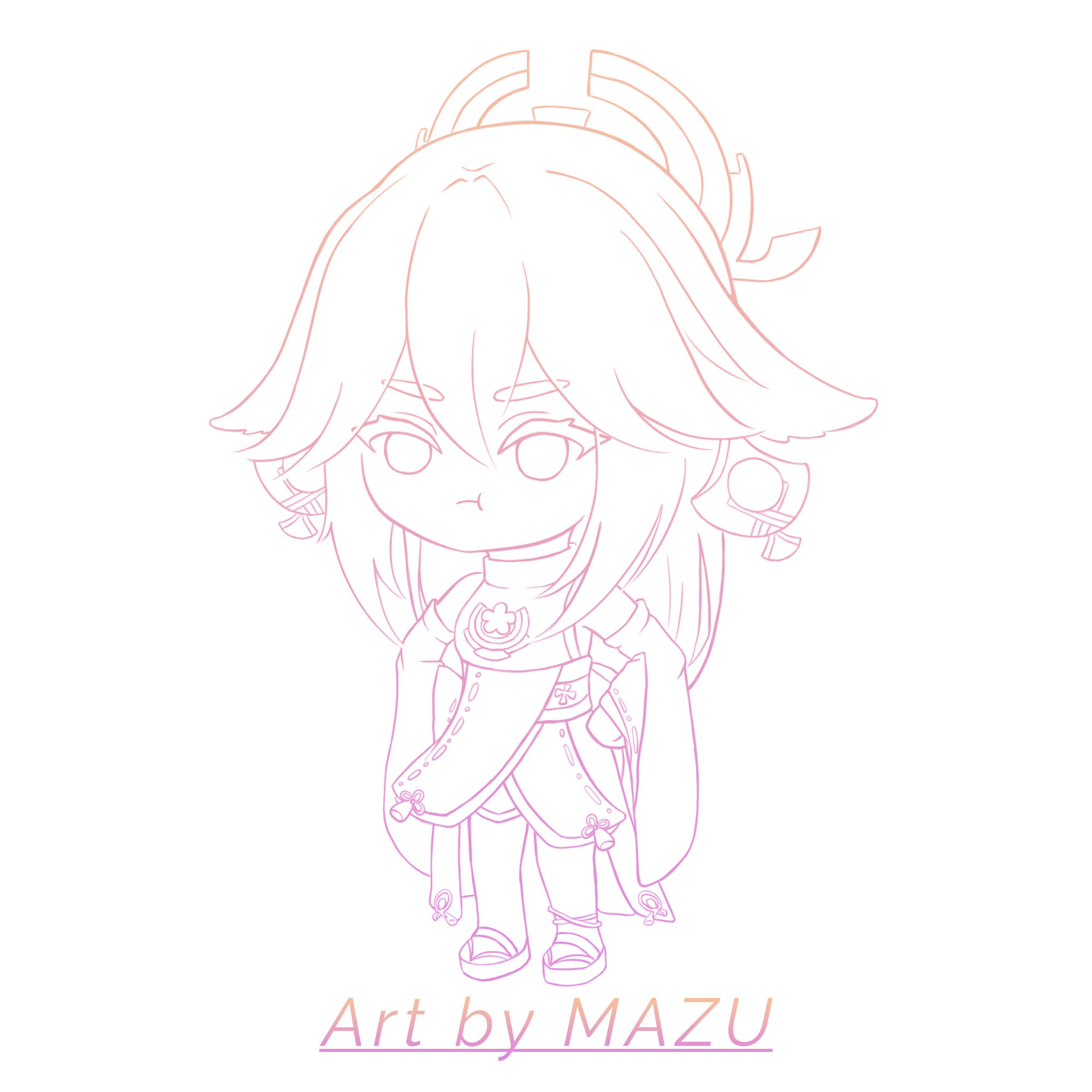 [Genshin Impact] Yae Miko Chibi by MAZU — ProUser.Me