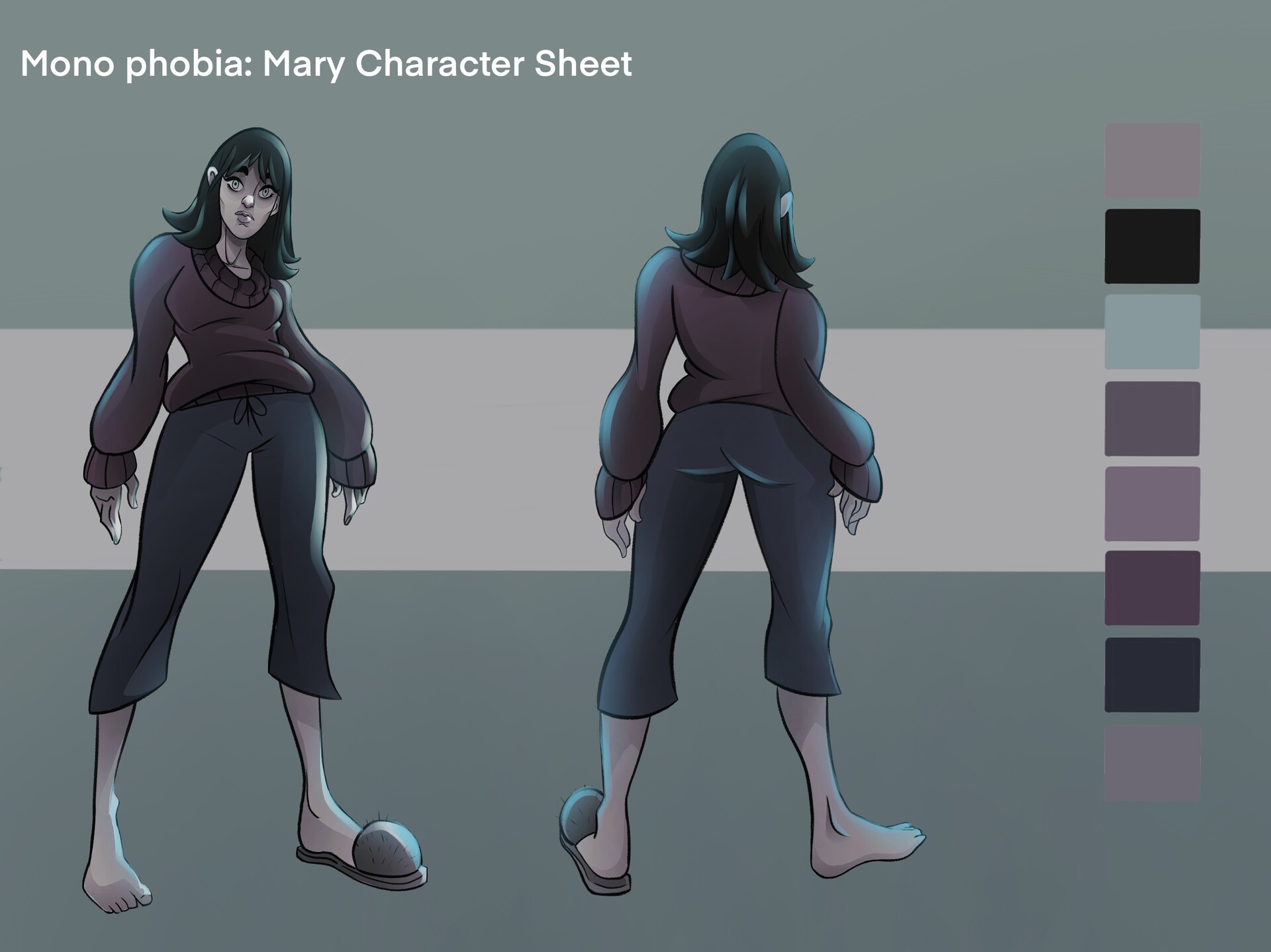 ArtStation - Mono phobia Character Sheet