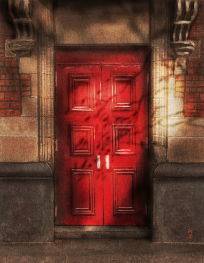 ArtStation - Red Door (door series)