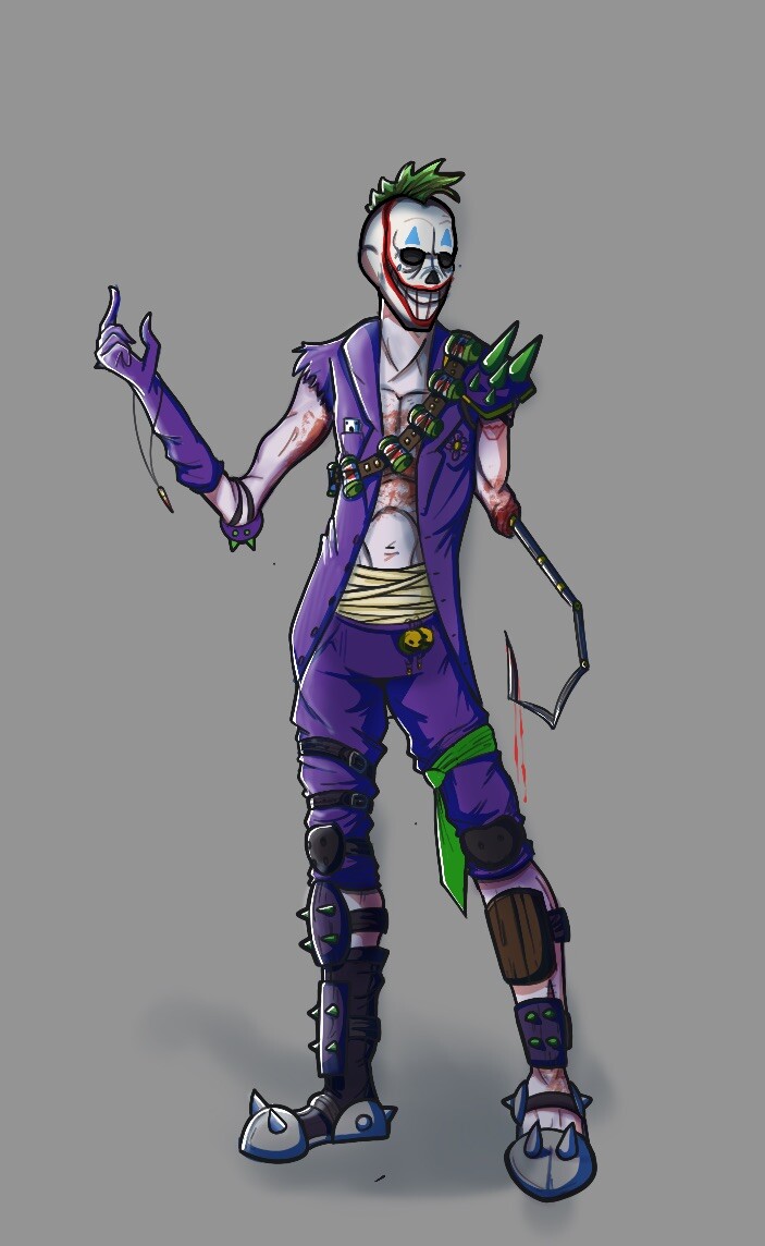 ArtStation - Post Apocalypse Joker - Character Design