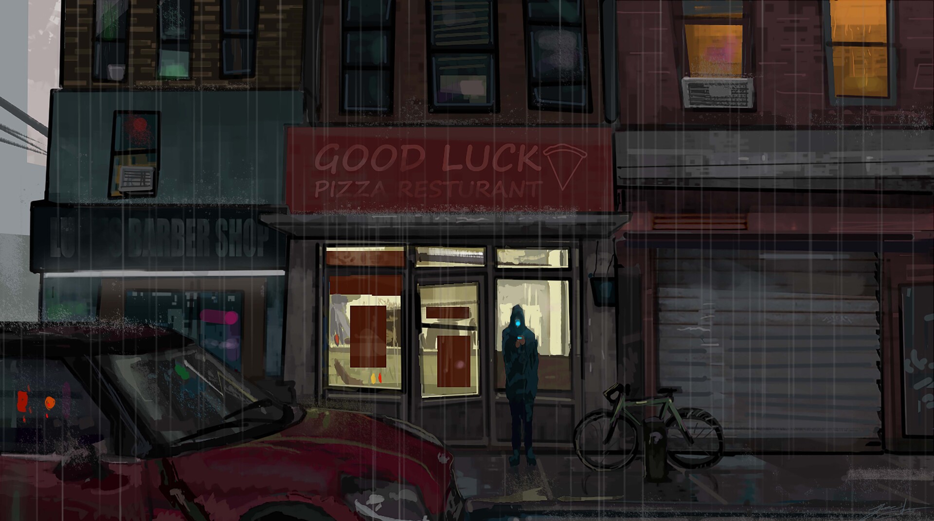 ArtStation - Good Luck Pizza