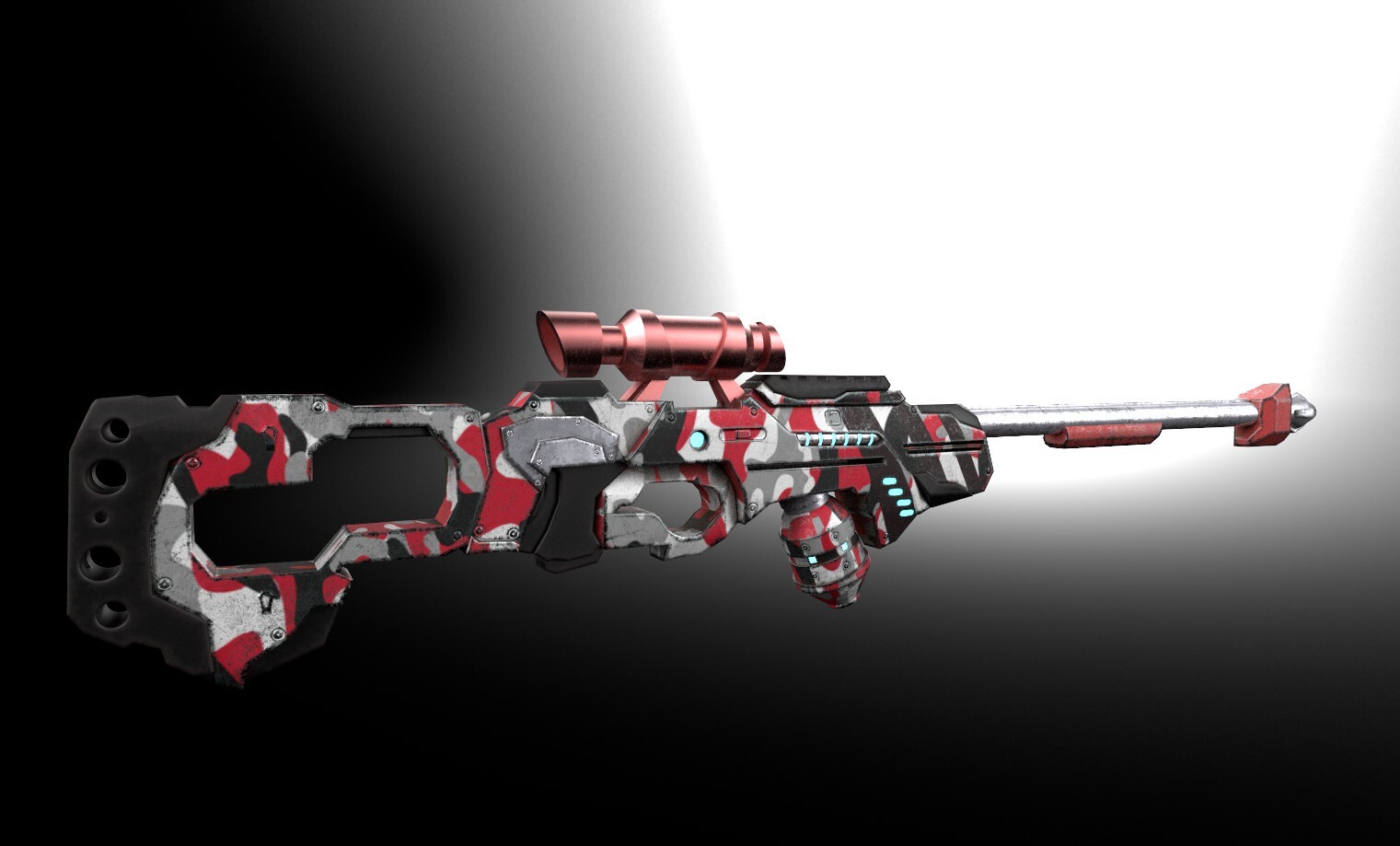 ArtStation - Camo laser rifle