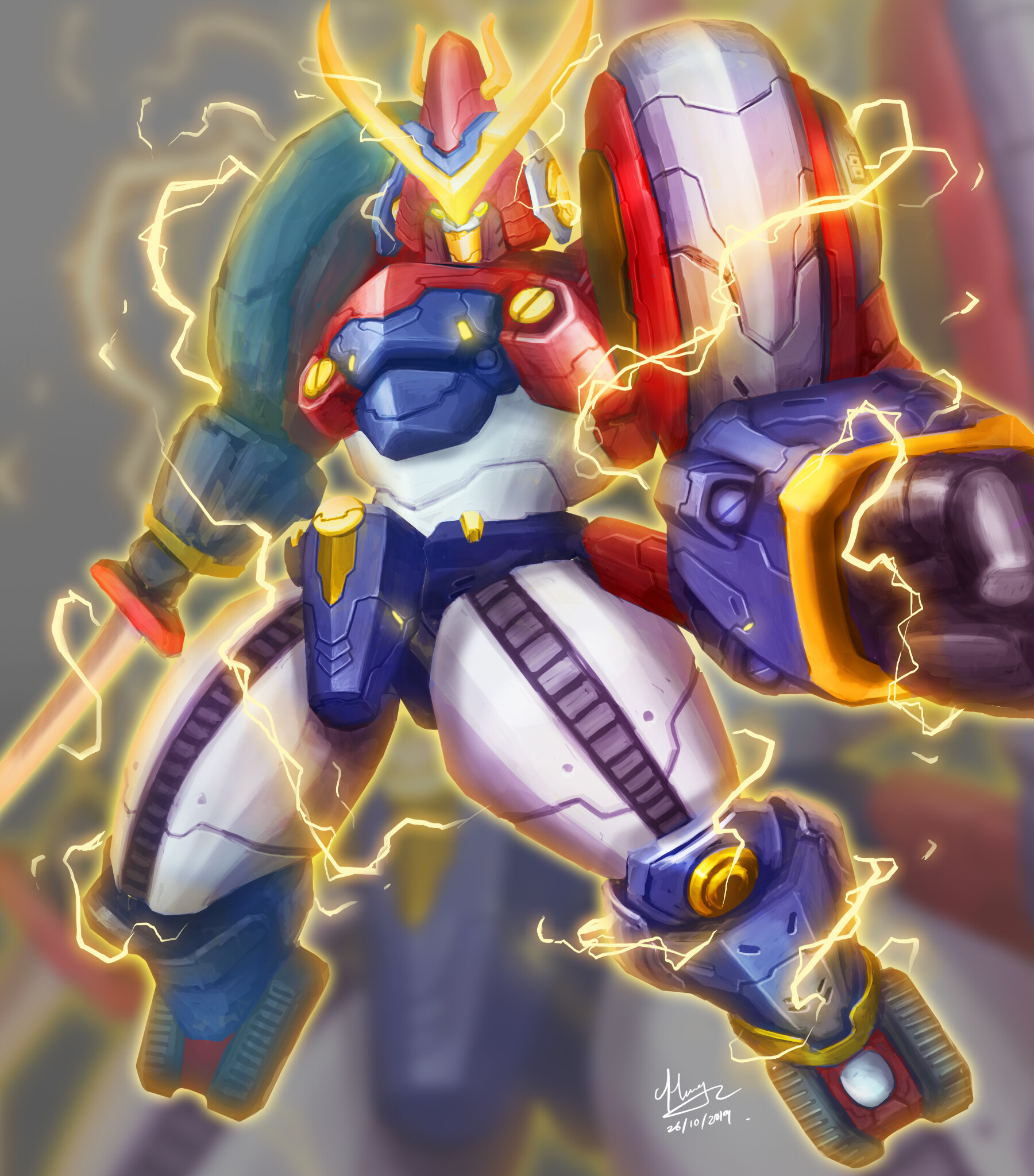 ArtStation - Super Robot Project - Combattler V