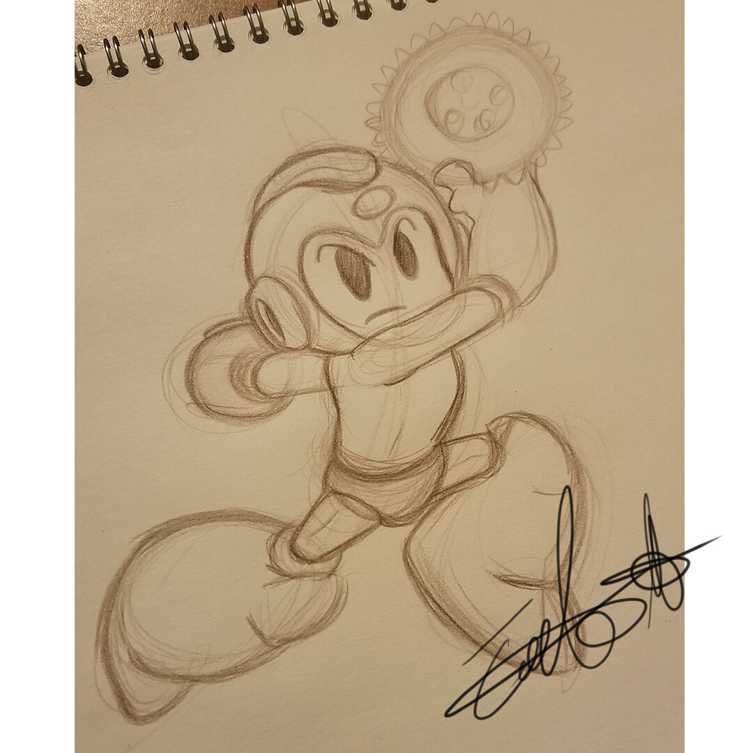 Emmanuel Anaya - Megaman Fanart Design