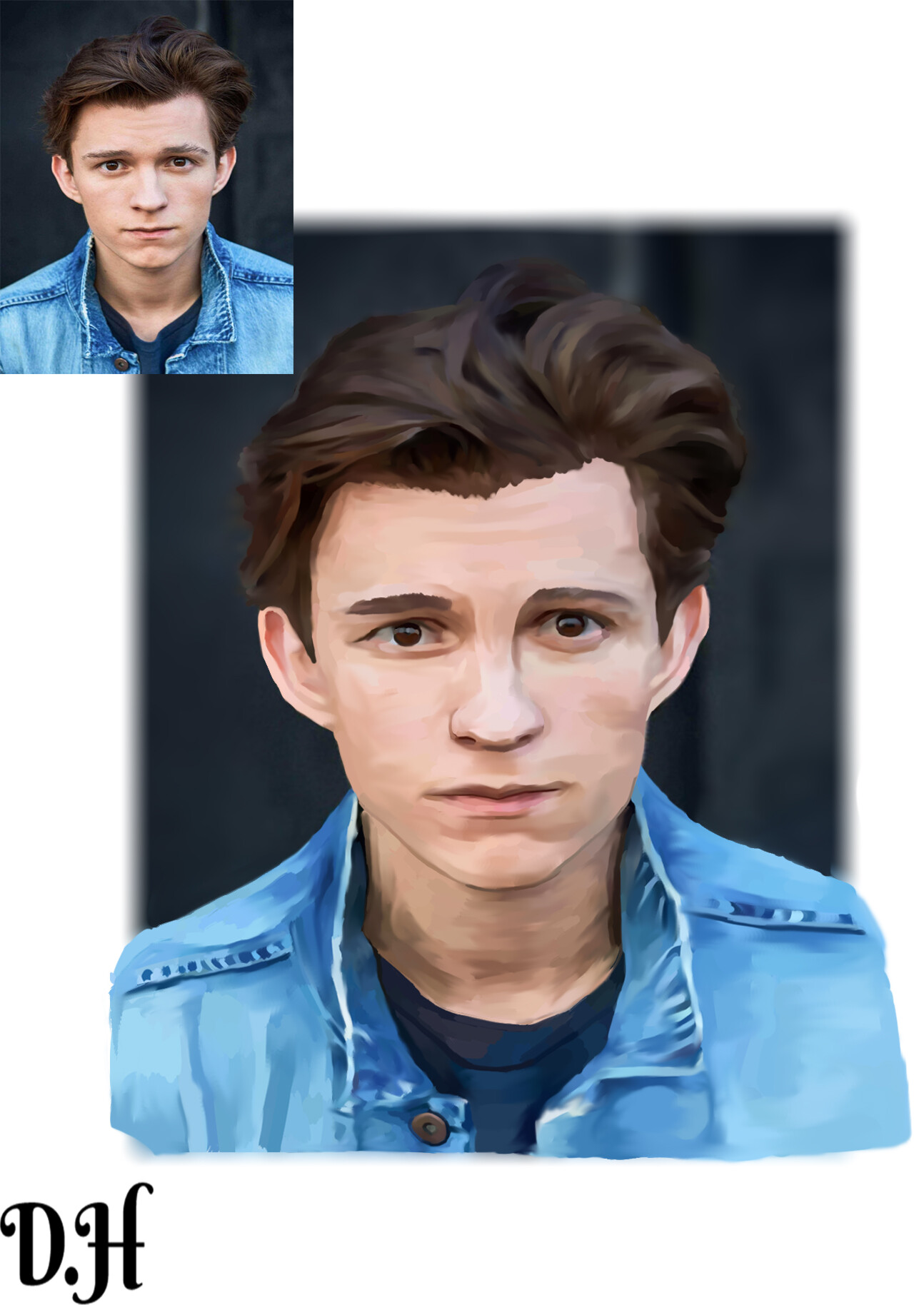 ArtStation - Portrait Study - Tom Holland